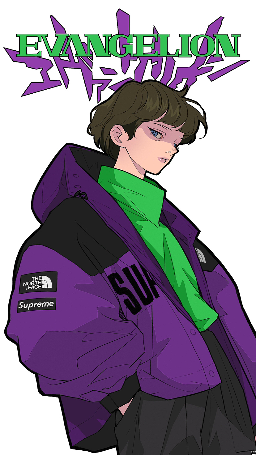 跟着动漫学穿搭—EVA_宗九亿-站酷ZCOOL