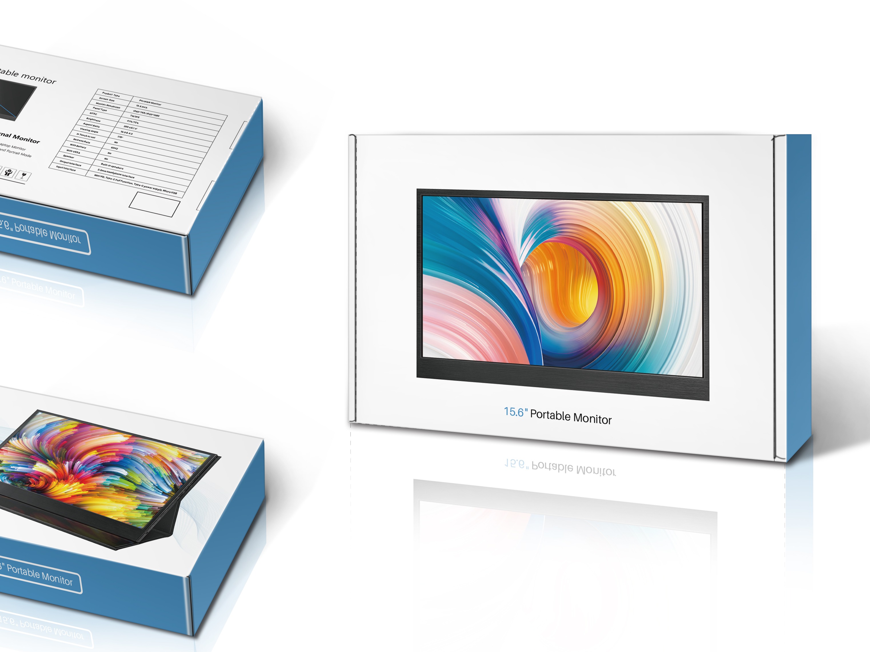 显示器包装盒已商用_覃语晨-站酷ZCOOL