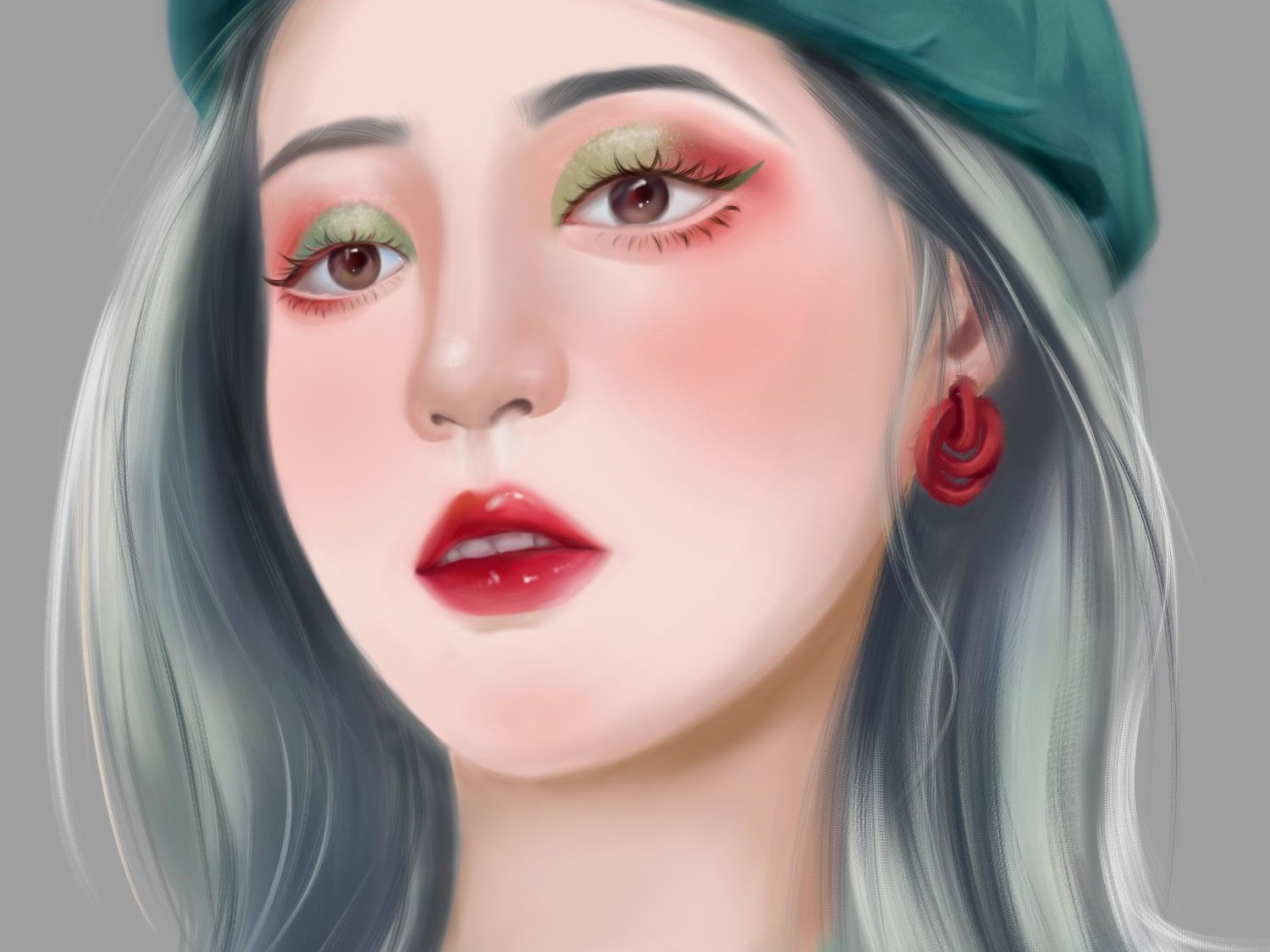 红配绿的大漂亮_小珊子come-站酷ZCOOL