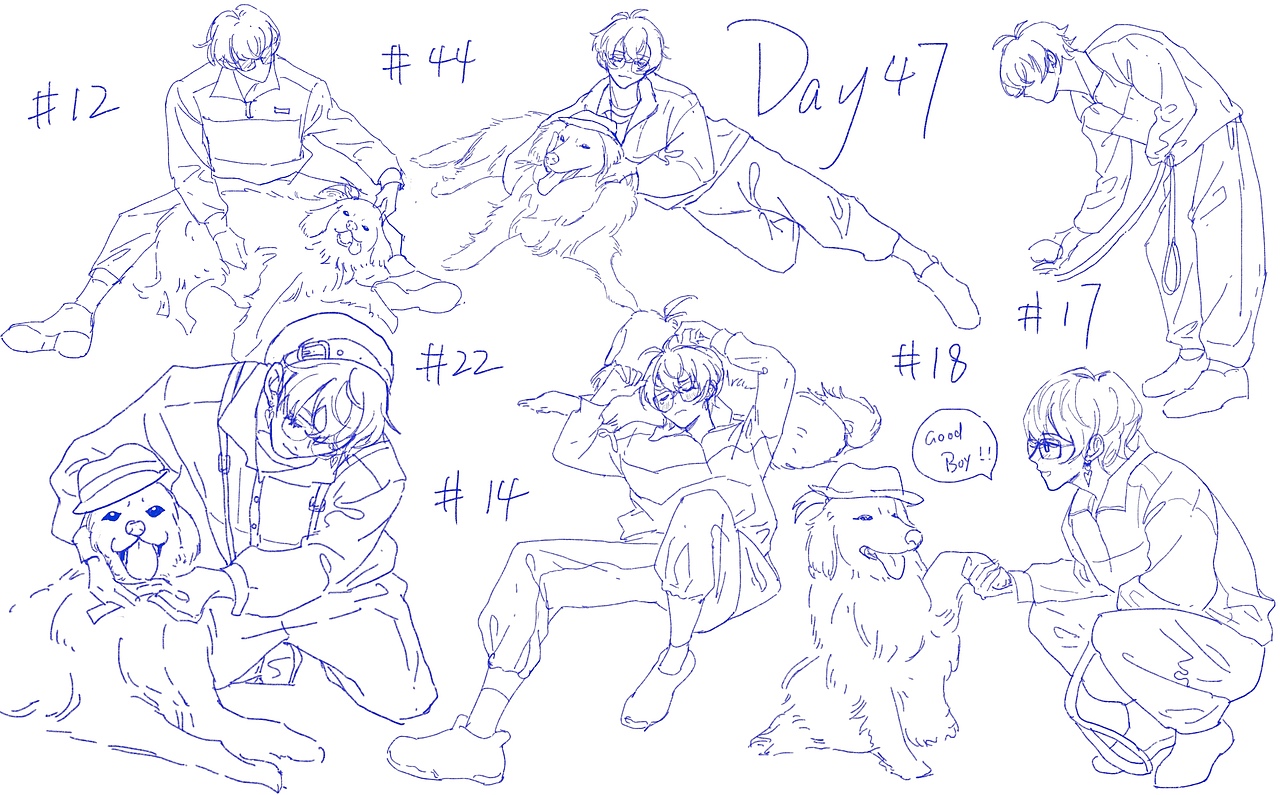 速写60天挑战赛D47_Umi今天画画了吗-站酷ZCOOL