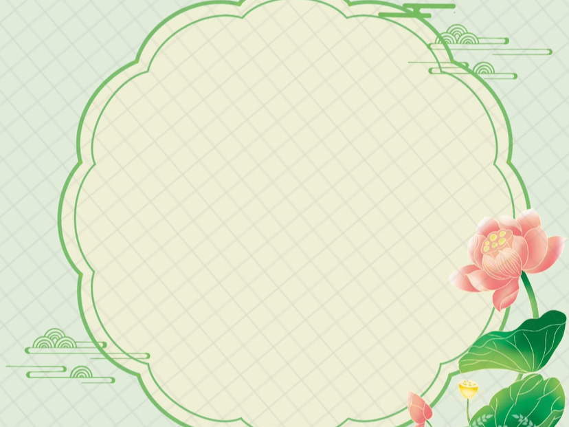 国风贴纸本，封口贴～荷_南笙YF-站酷ZCOOL