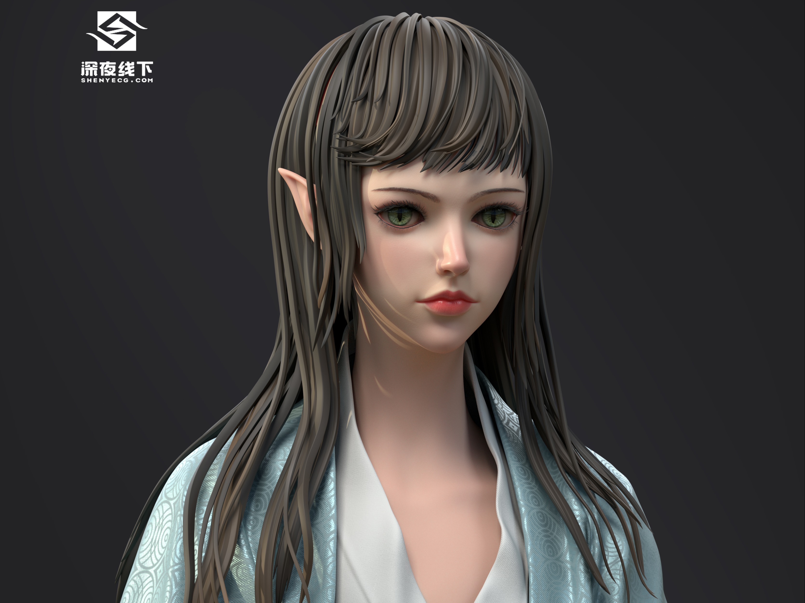 【深夜学院】山东线下班学员LMH半身像作品_深夜工作室-站酷ZCOOL