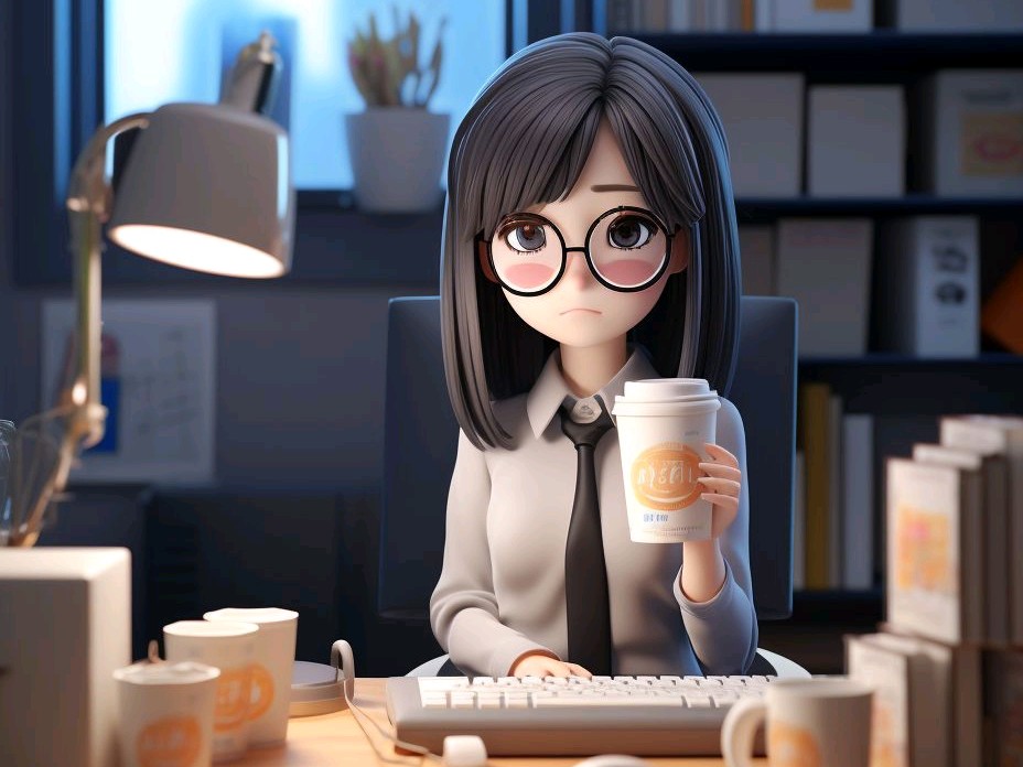 上班族女生_ALiYaW-站酷ZCOOL