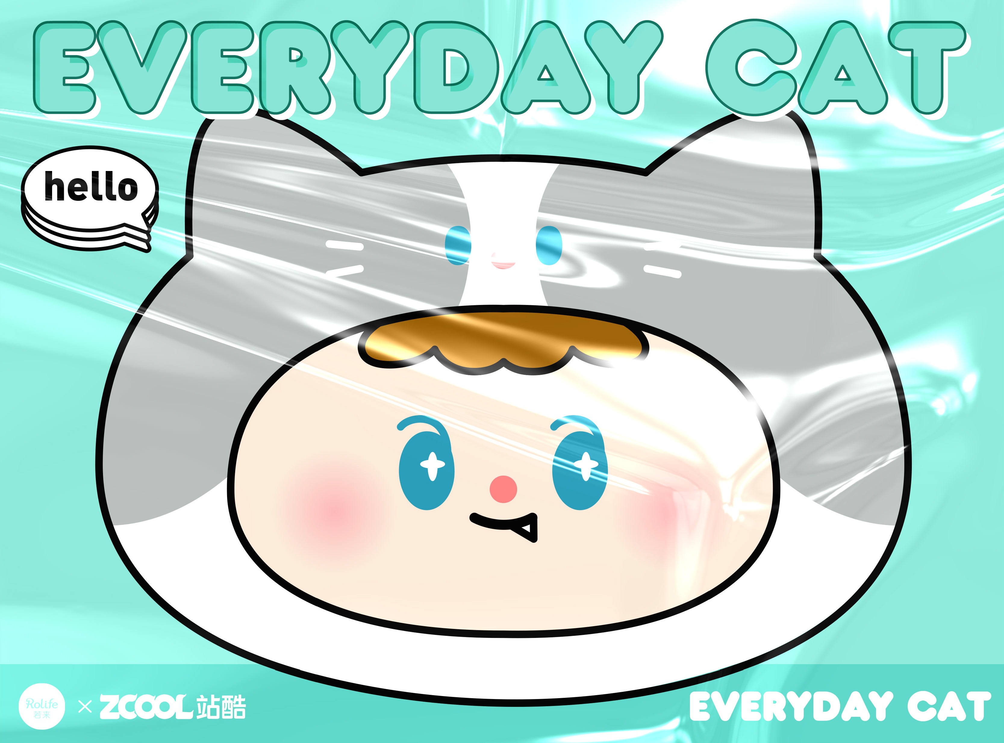 Everyday cat【貓の日常】_冲浪宝星-站酷ZCOOL