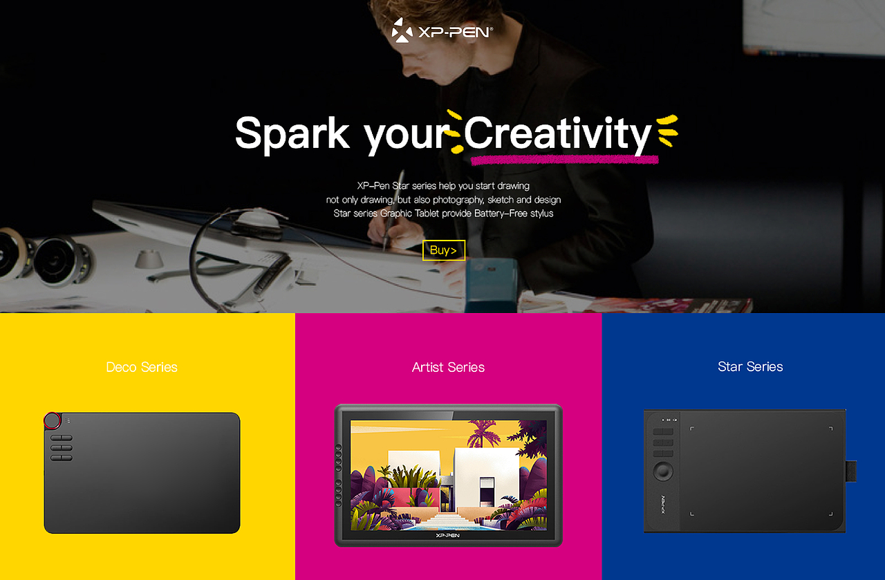 XP-PEN | 手绘板品牌升级_Zhongyi001-站酷ZCOOL