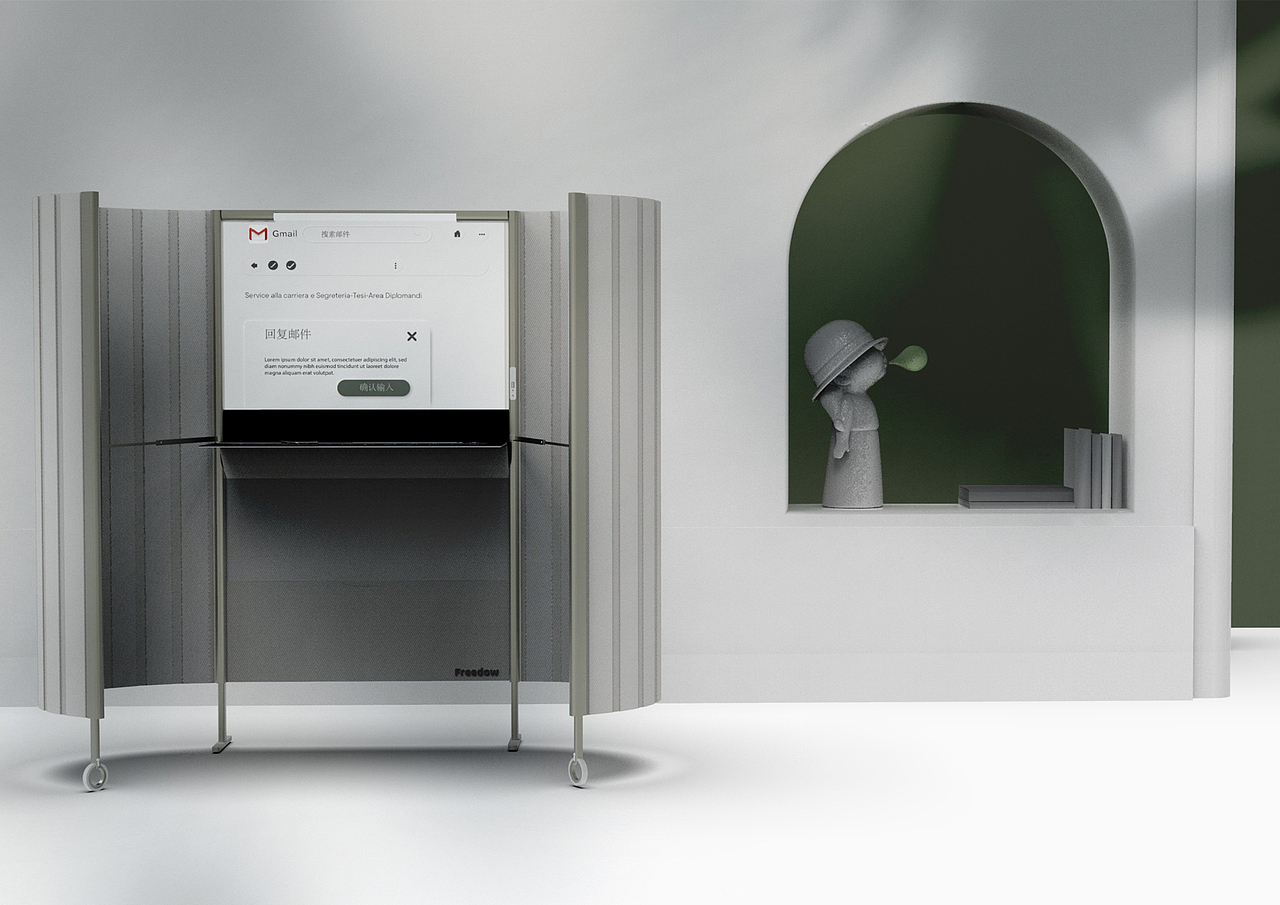 Freedow 1.0｜未来办公家具设计｜混合式办公_Feeyii-站酷ZCOOL