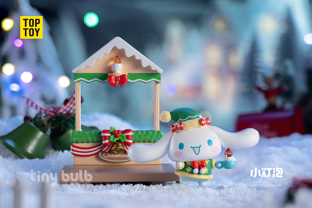 潮玩摄影｜TOP TOY三丽鸥圣诞市集潮玩拍摄_小灯泡视觉-站酷ZCOOL