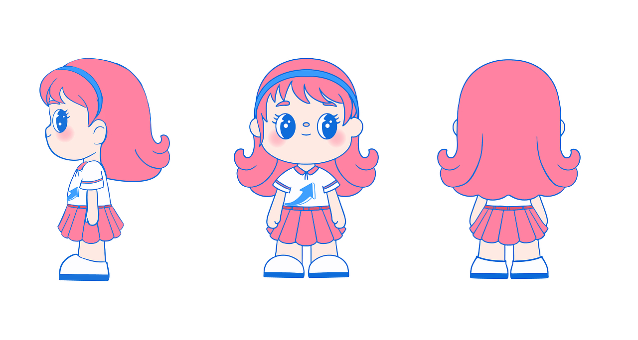 人物IP三视图_sunjoan-站酷ZCOOL