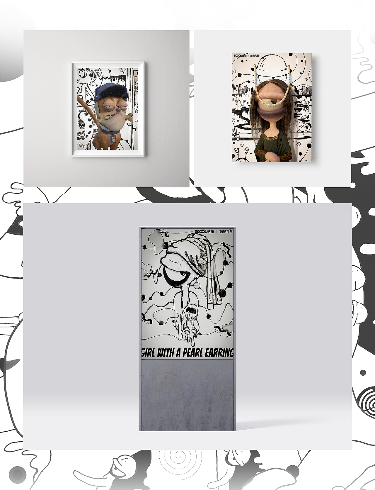 #世界名画100#——疲惫的名画人物_阿轩A_XUAN-站酷ZCOOL