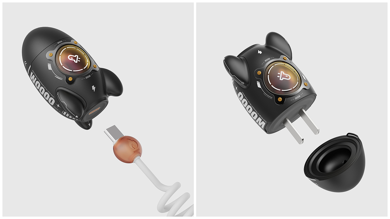 原创作品 | WOOOO- 火箭充电器原创设计_YifeelingDesign-站酷ZCOOL