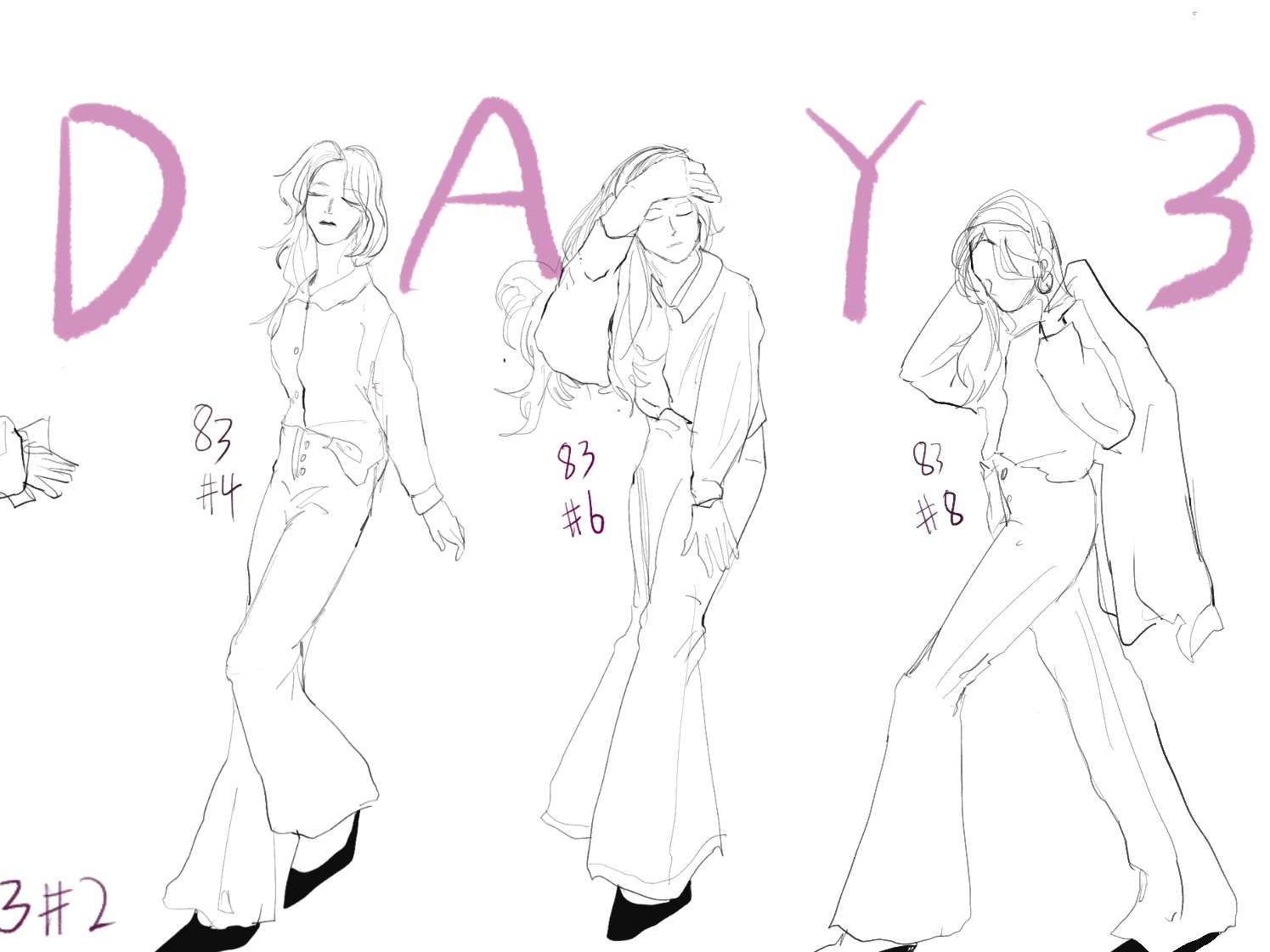 速写60天挑战赛 day3_出云凉-站酷ZCOOL