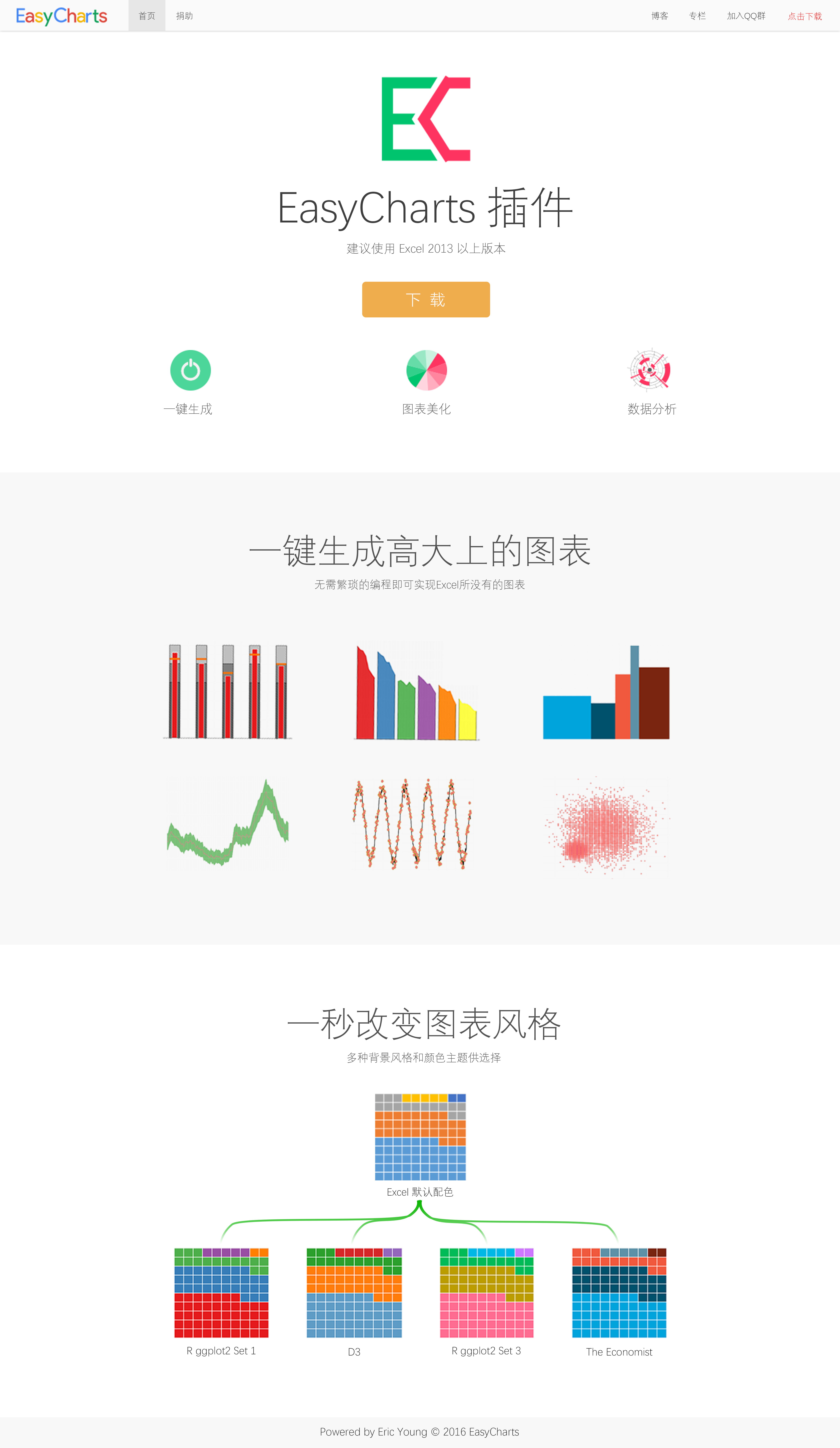 [网页] EasyCharts插件官网 v1.0_Eric_Young-站酷ZCOOL