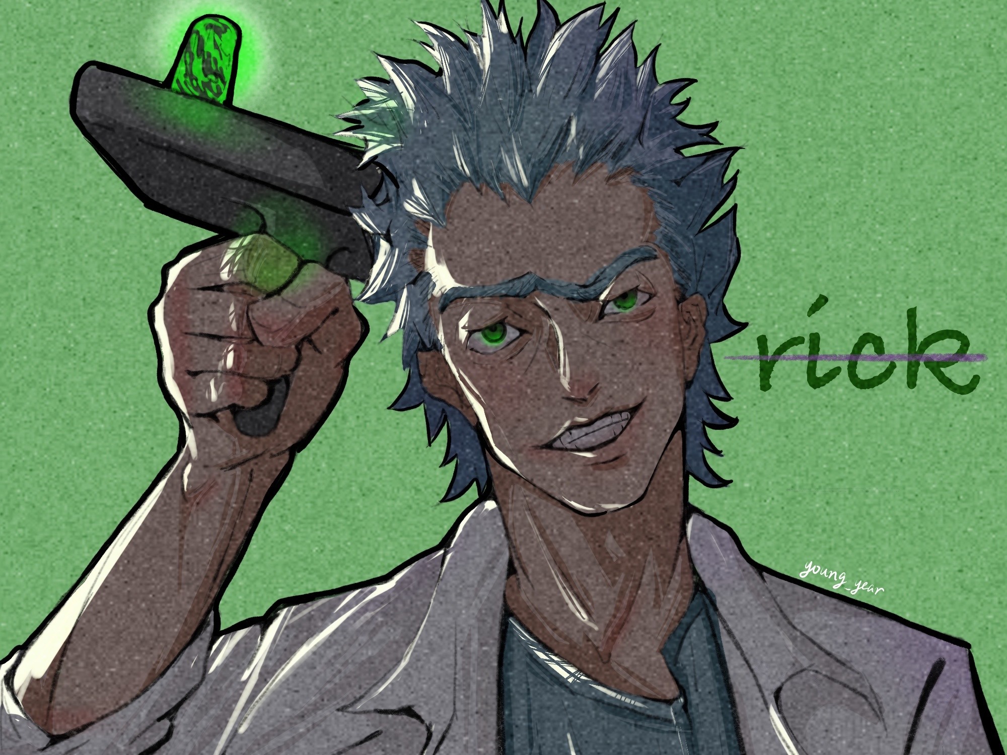 evil rick_Young_Year-站酷ZCOOL