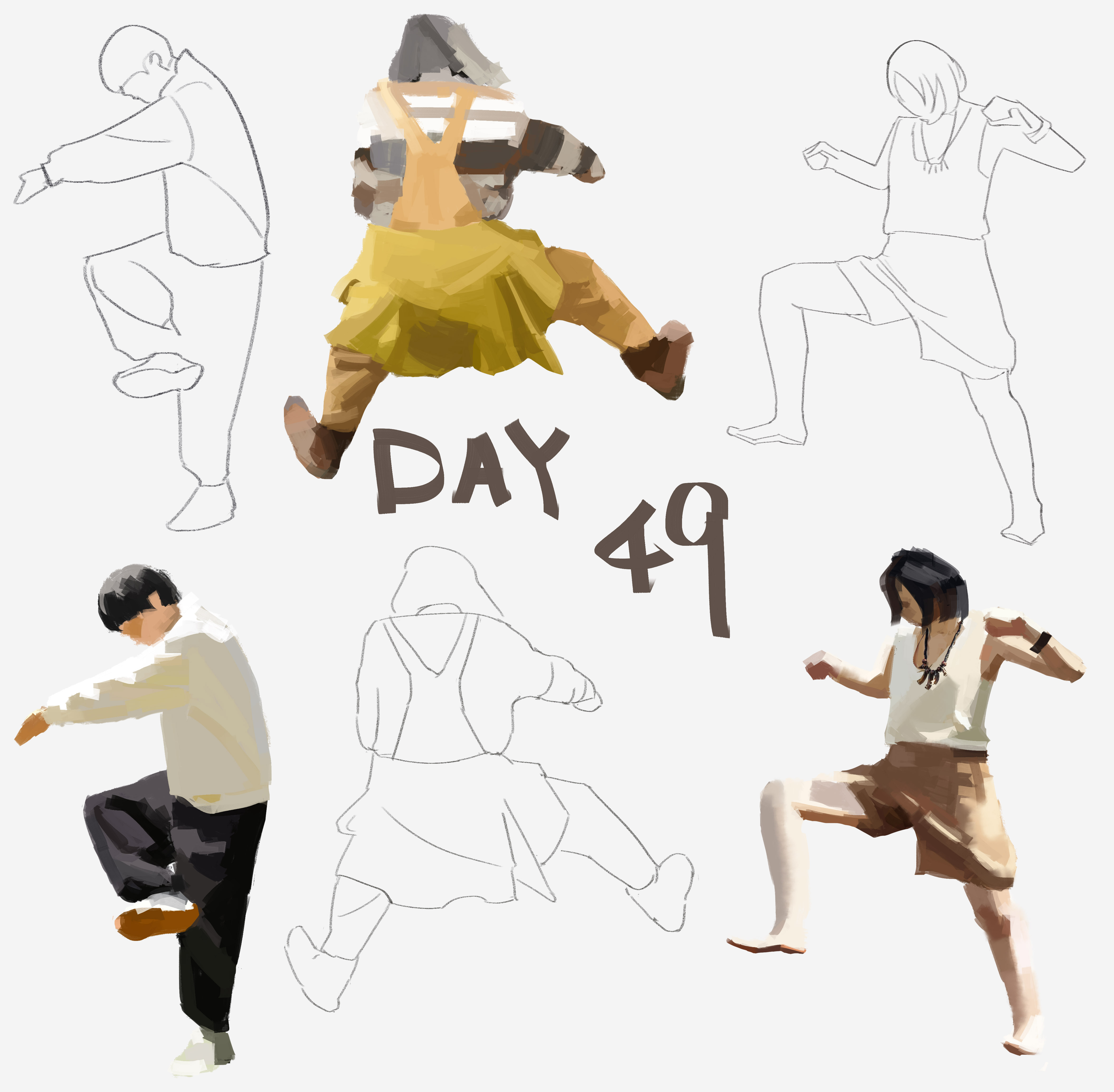 #速写60天挑战赛# day49@速写班长_sphinxmask521-站酷ZCOOL