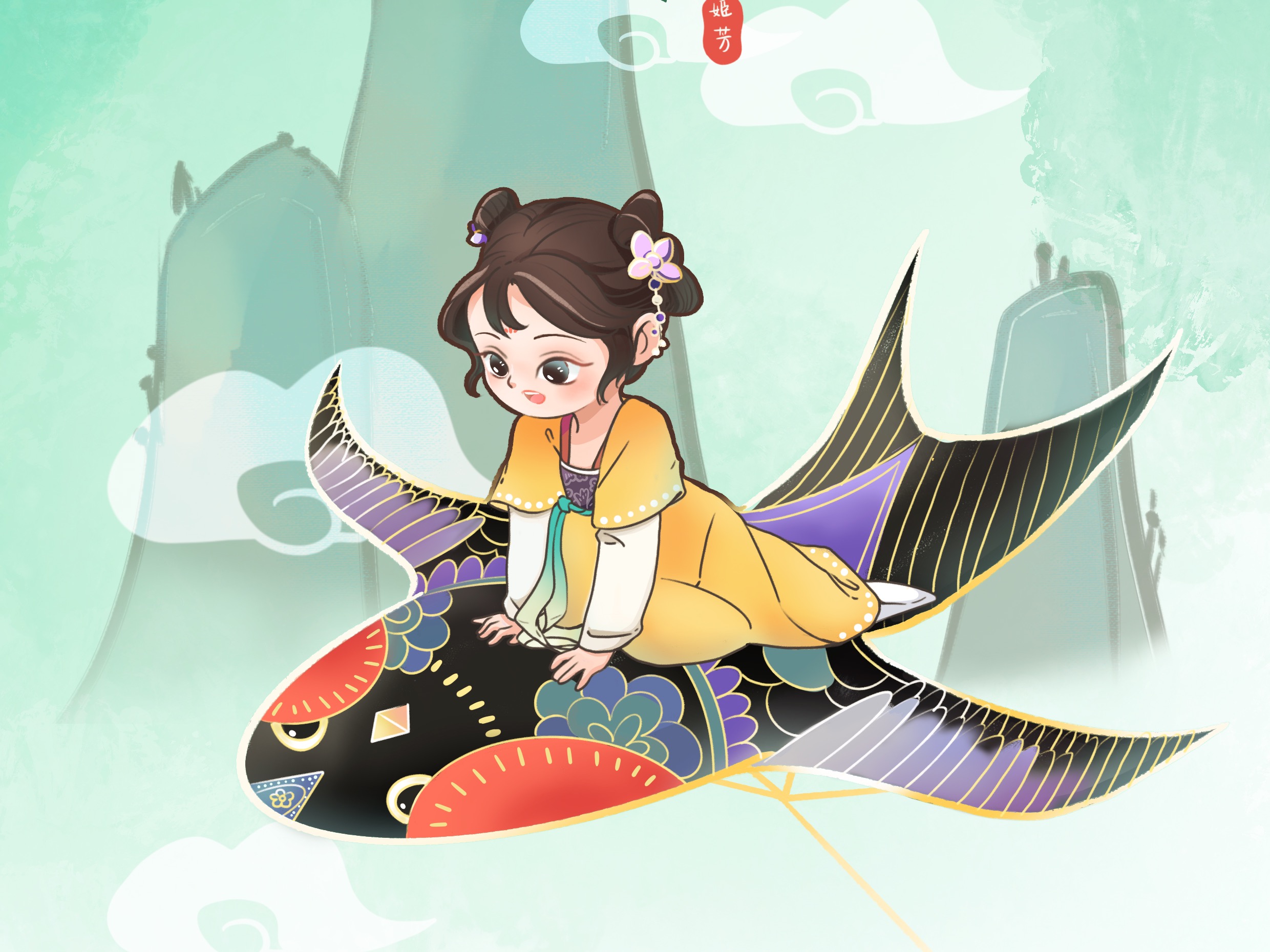 24节气 清明_Yvonne姬芳-站酷ZCOOL