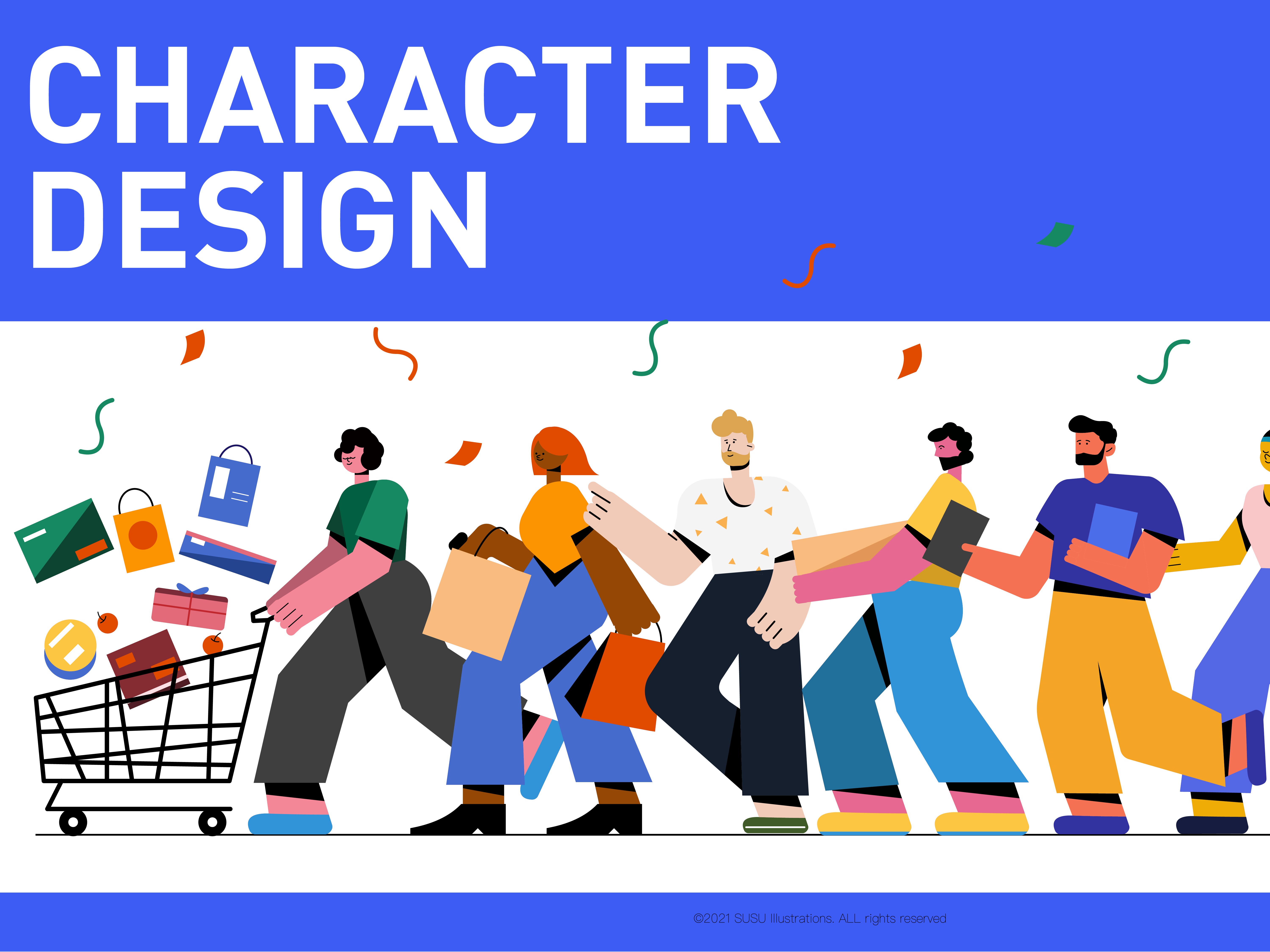 矢量人物情绪版设计_酥_Susu-站酷ZCOOL