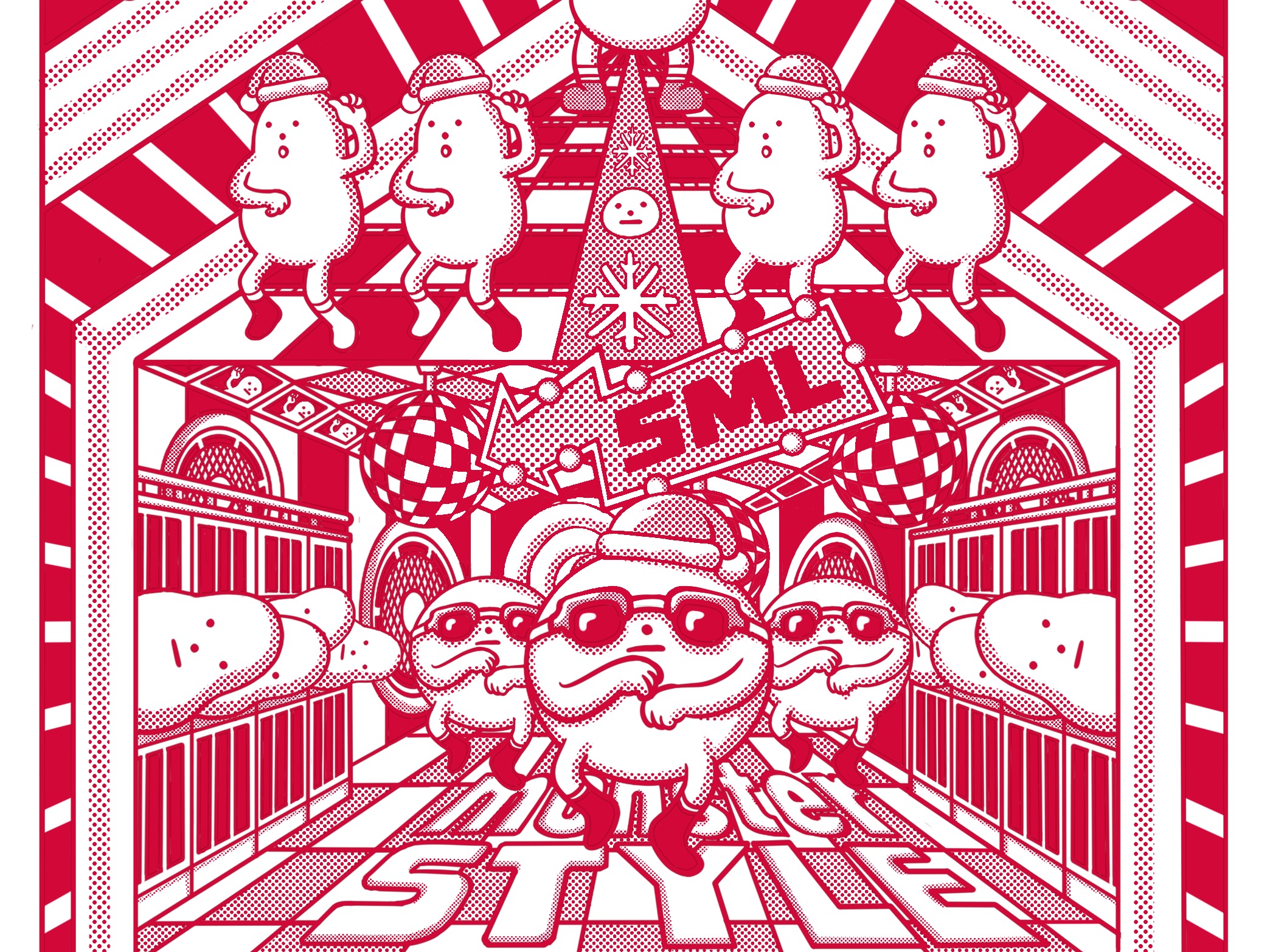 Merry Christmas red - SML_入水白肉-站酷ZCOOL