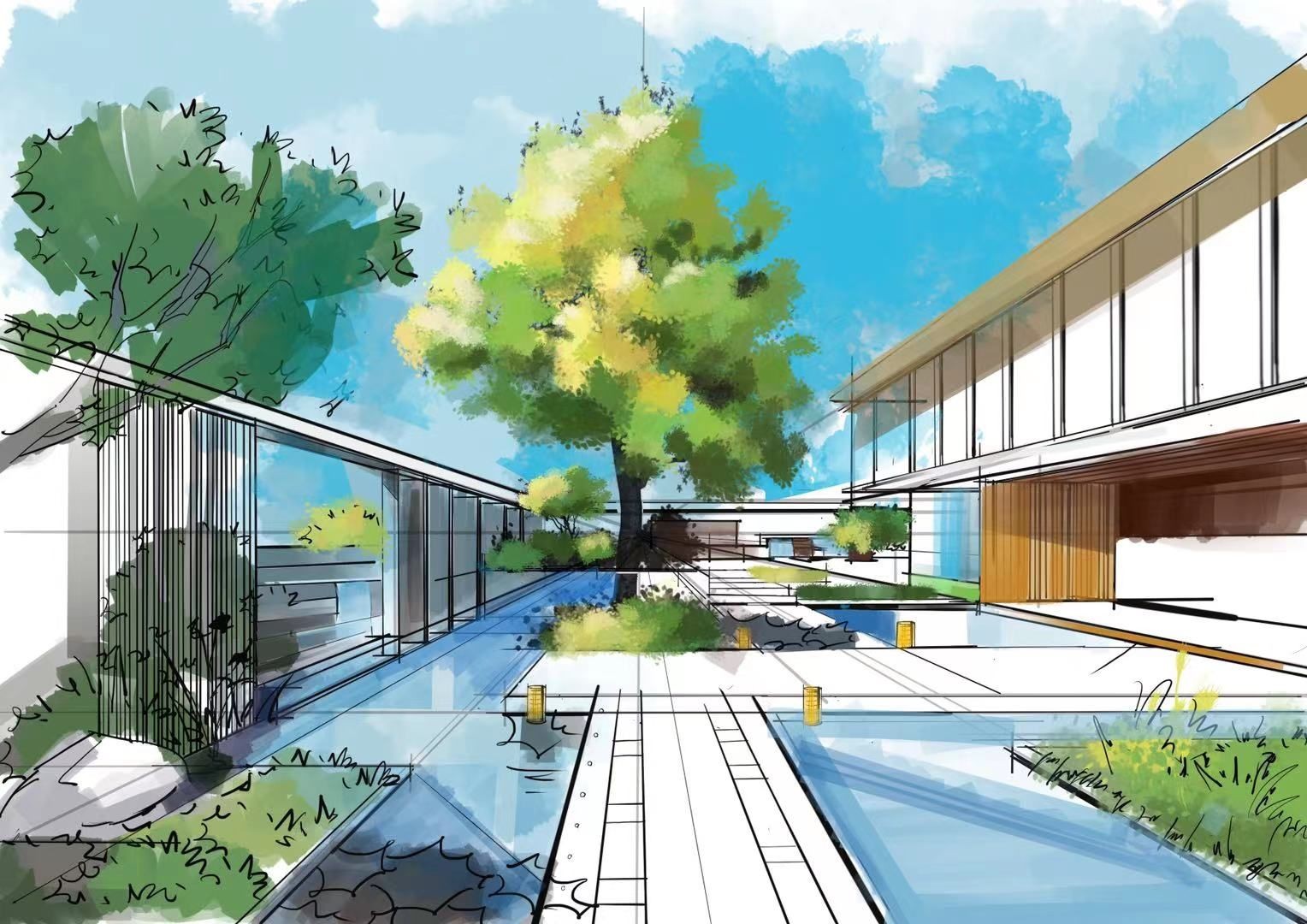 插画，手绘快题_Z785881390-站酷ZCOOL