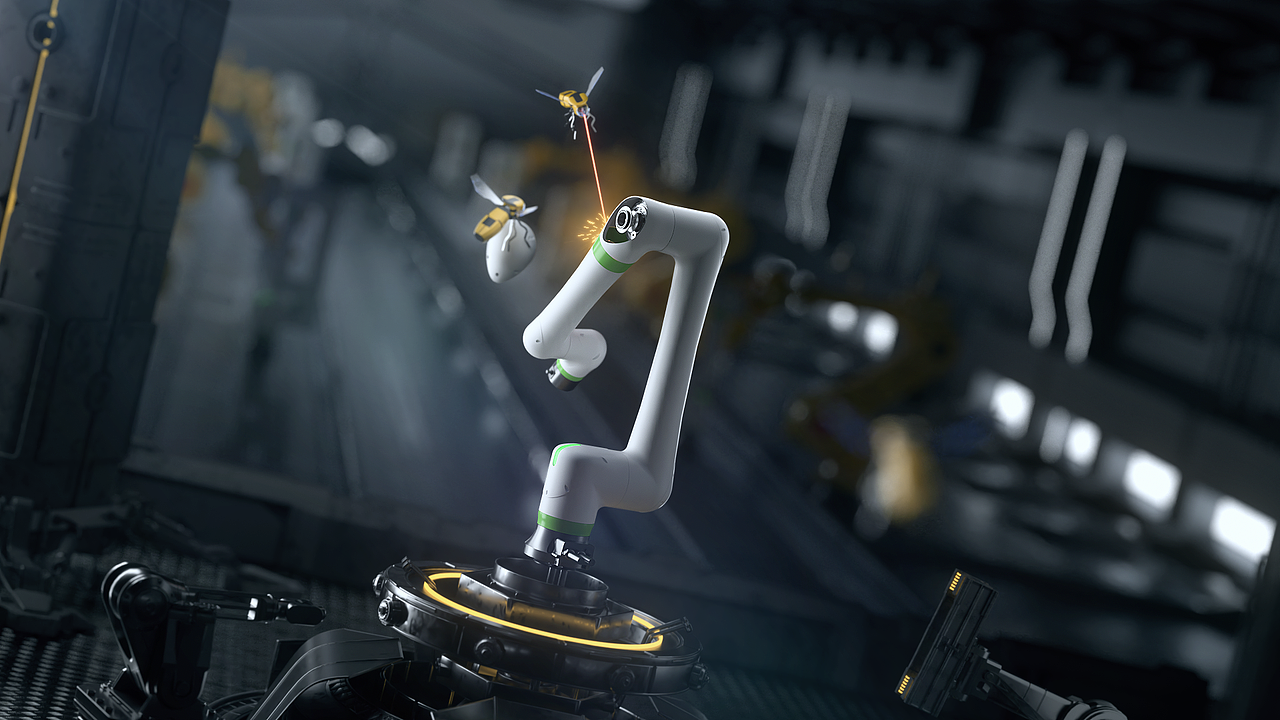 FANUC 发那科CRX协作机器人_杭州数模CG-站酷ZCOOL