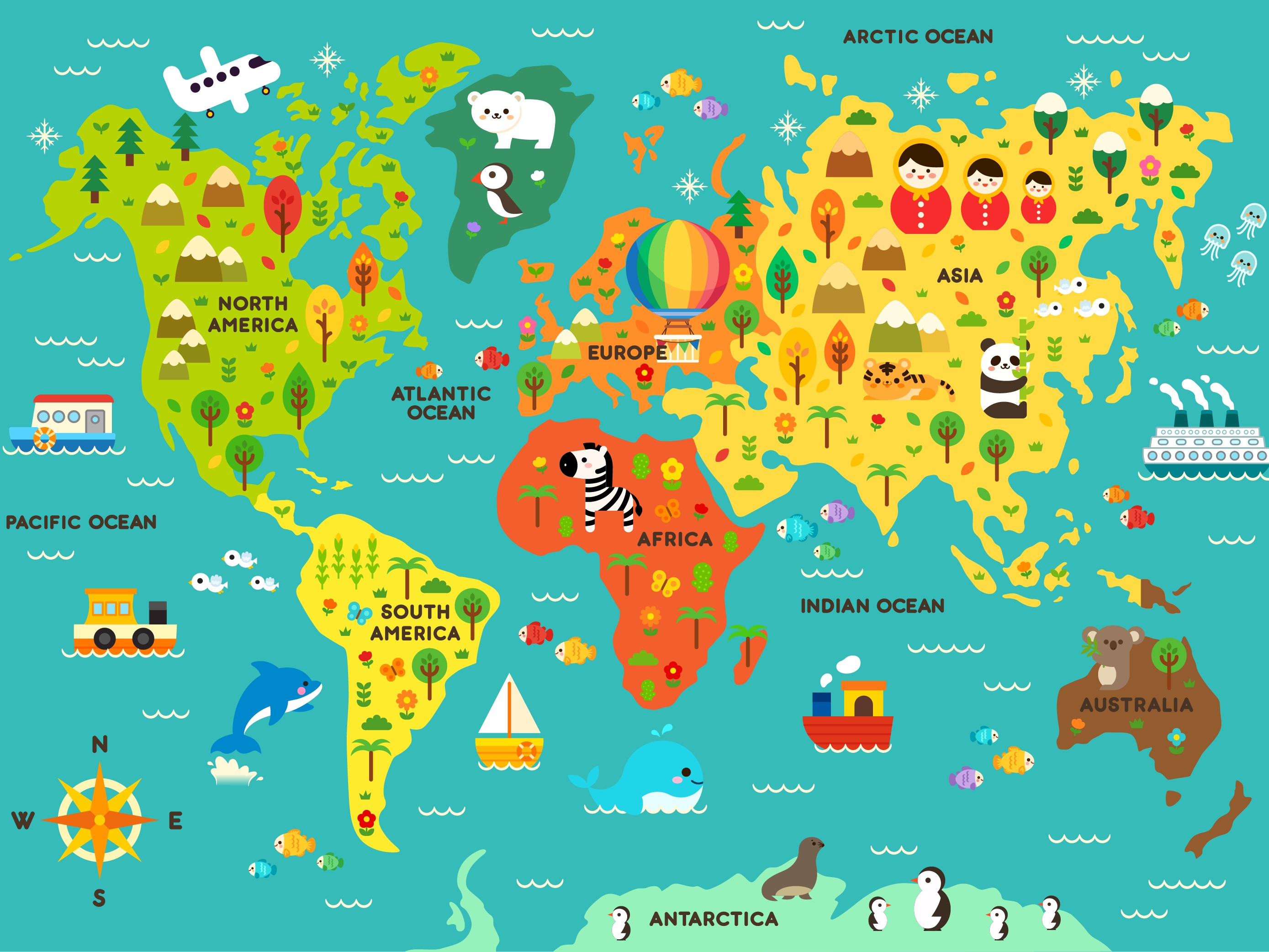 世界地图_Fifi_Jin-站酷ZCOOL