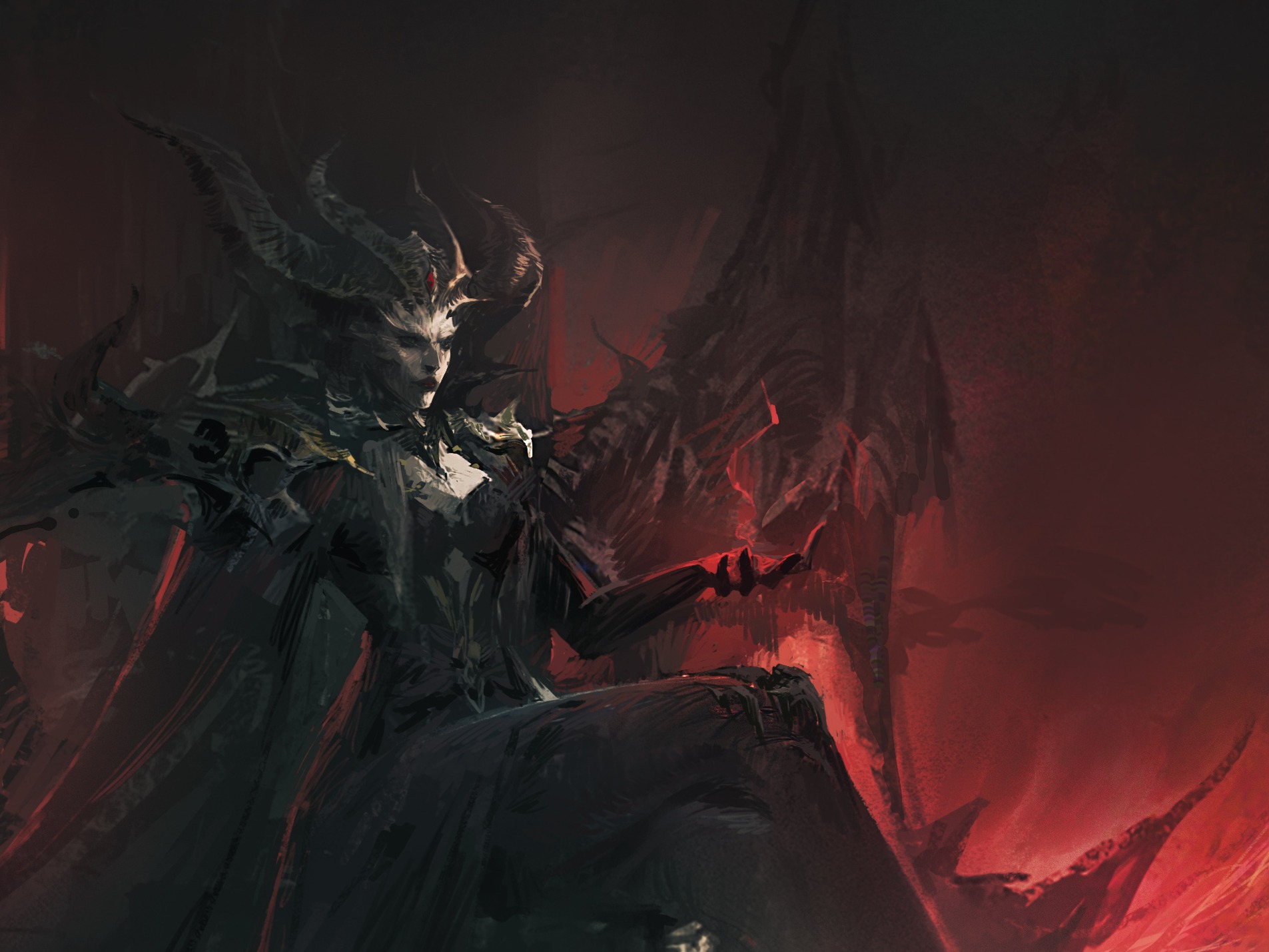 暗黑破坏神·莉莉丝【Leo同人作品】_不想当画家的Leo-站酷ZCOOL