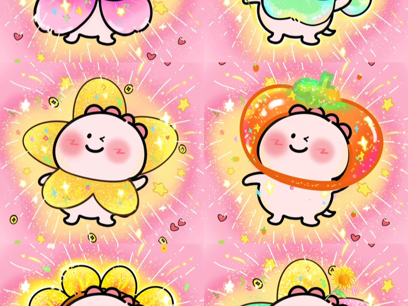 一组神奇的好运头像 _宅momo超幸运-站酷ZCOOL