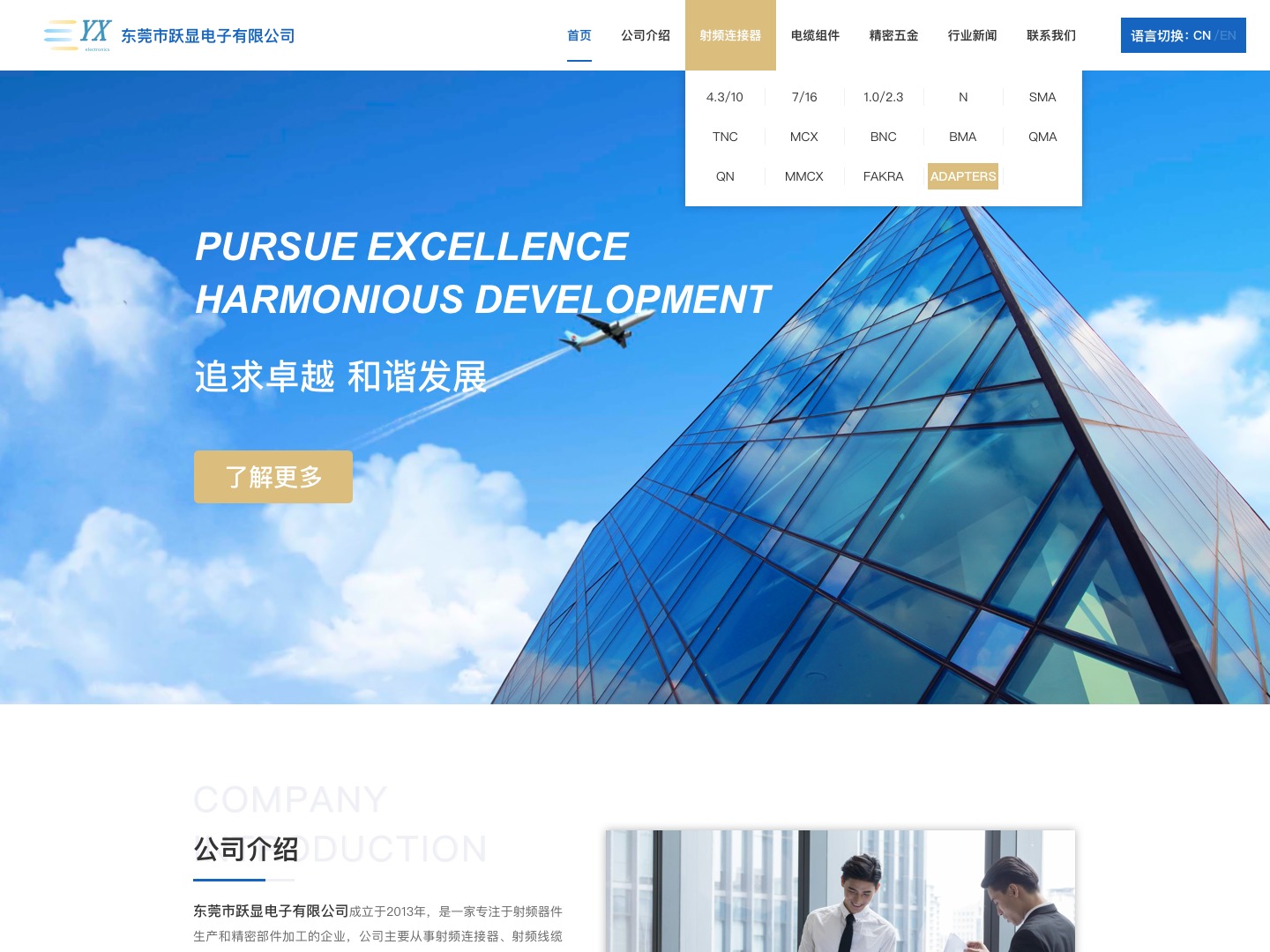 跃显电子网站设计_我这个人好特别-站酷ZCOOL