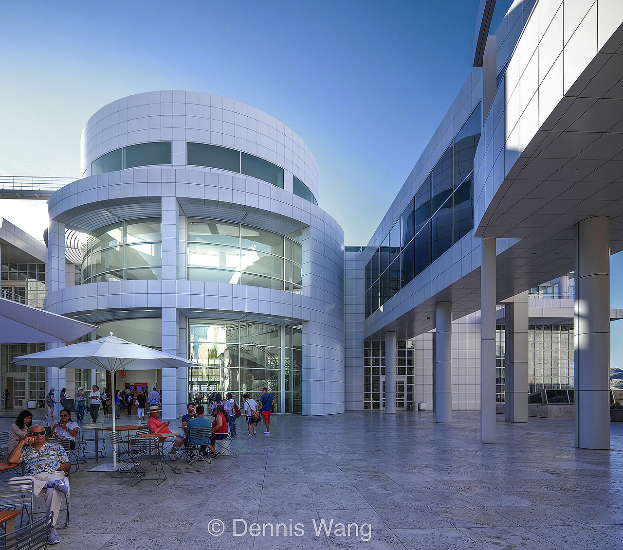洛杉矶盖蒂中心The Getty center,Richard Meier_DennisWang10-站酷ZCOOL