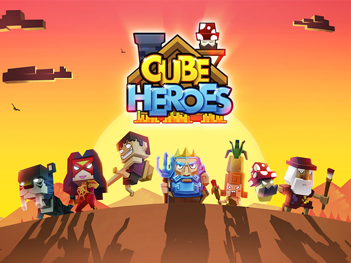 CUBE HEROES 广告图_A阿飞飛飝-站酷ZCOOL