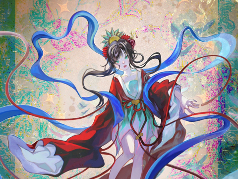 插画｜月中人·中秋_苓安haru-站酷ZCOOL