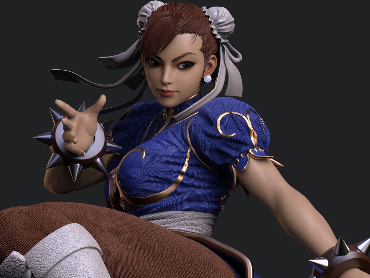 3D建模 Chun li Street Fighters_SRimigination-站酷ZCOOL