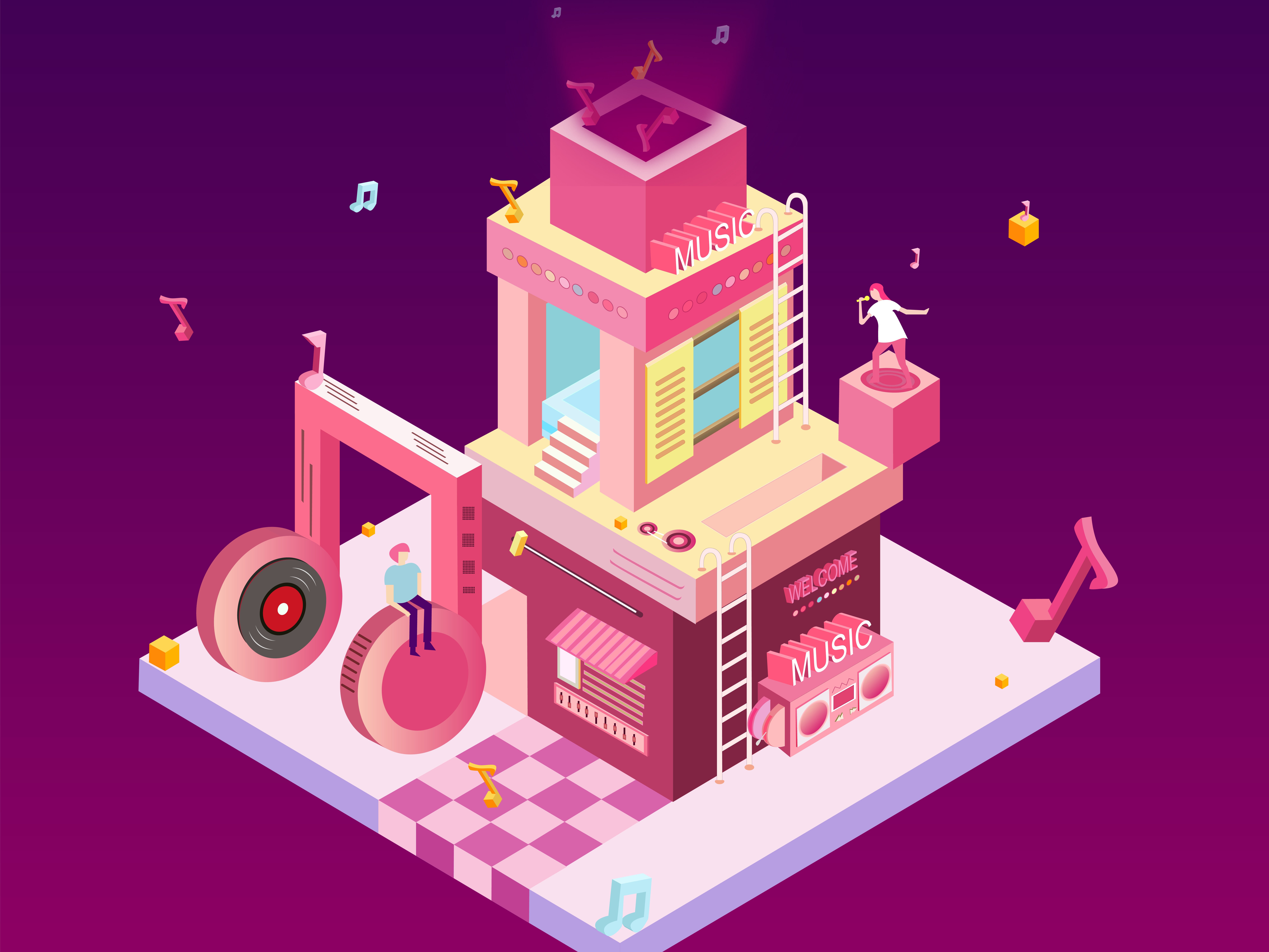 2.5d_旺旺Loong-站酷ZCOOL