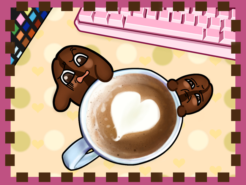 咖啡豆与拿铁_P_OAO_q-站酷ZCOOL