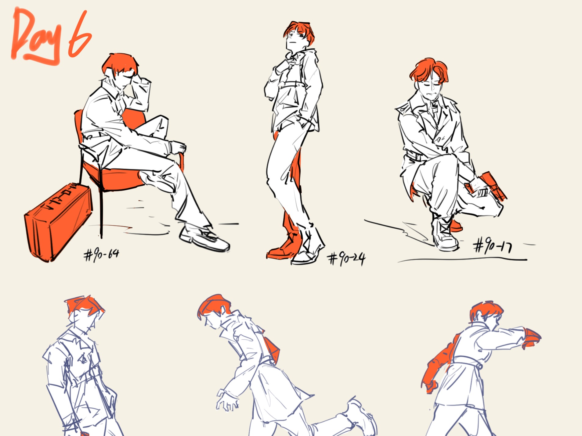 11期Day06 @速写班长 #速写60天挑战赛# _一语四字-站酷ZCOOL