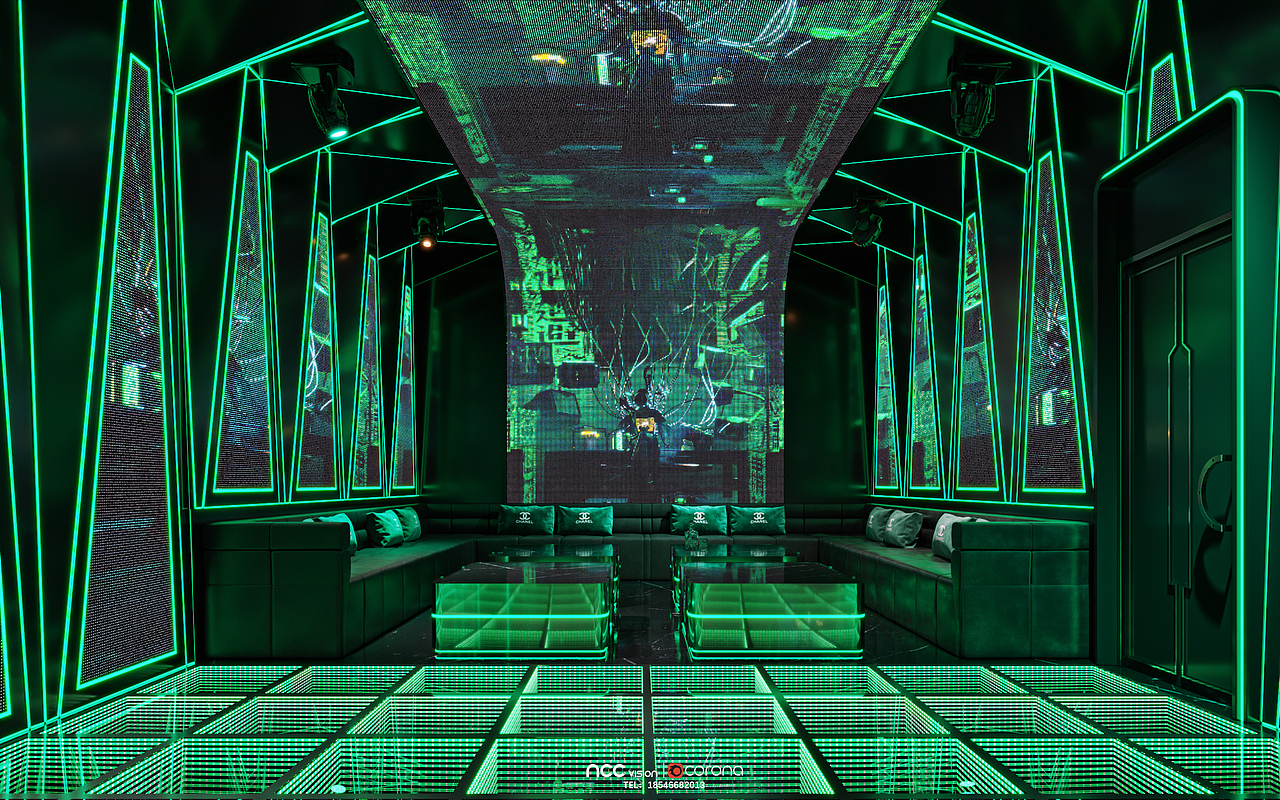 KTV包厢 _CGI_OneD-站酷ZCOOL