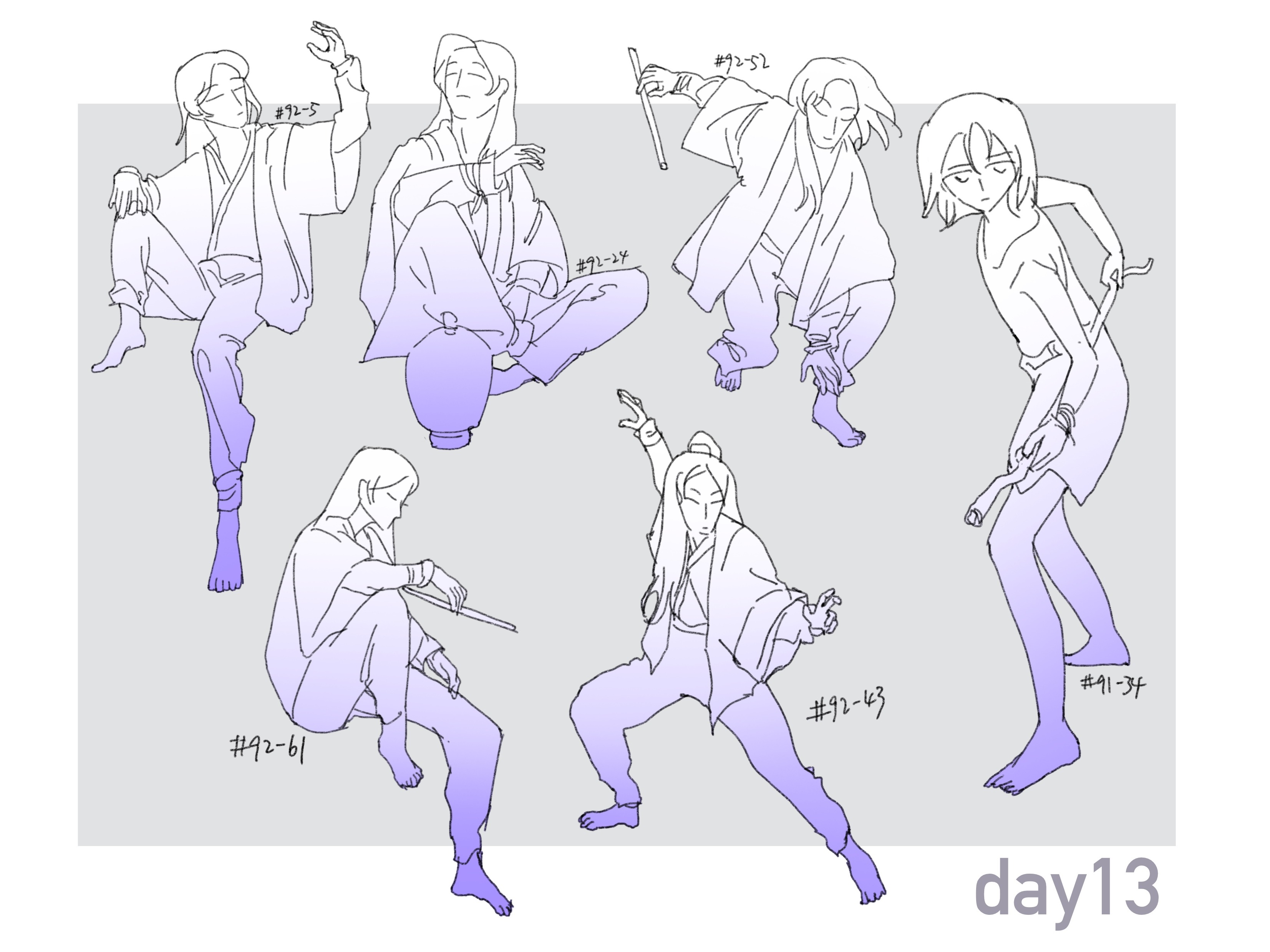 #速写60天挑战赛#Day13@速写班长_金魚公墓-站酷ZCOOL