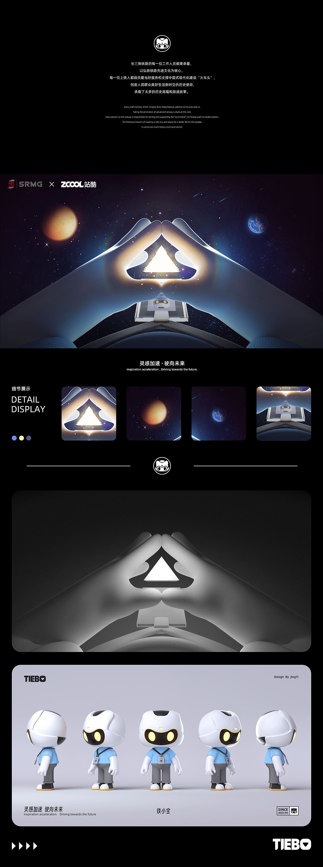 长三角铁路文创品牌IP形象—铁小宝TIEBO_今逸-站酷ZCOOL