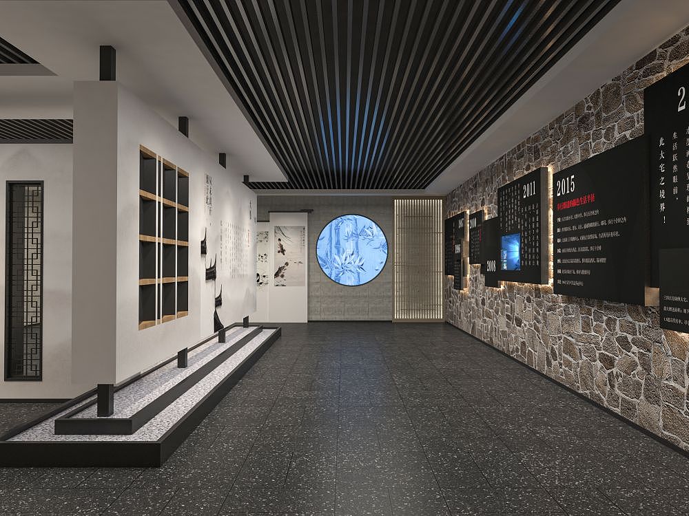 部分作品展示：中式文化展厅_Mr蓝先生-站酷ZCOOL