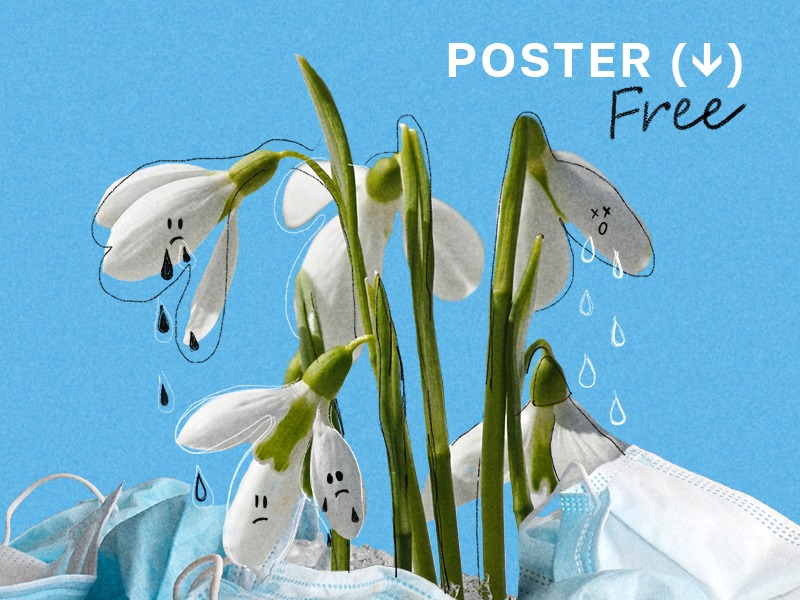 Hello Spring Environmental Poster_Pozdnyakova_Kate-站酷ZCOOL