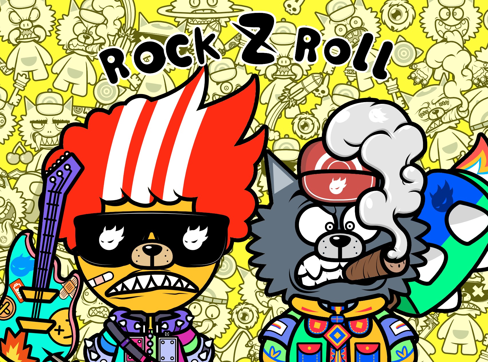 摇滚小Z｜ROCK AND ROll_为美好而设计-站酷ZCOOL