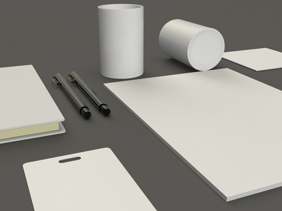 VI模板-办公用具_不愿飞的弹头君-站酷ZCOOL