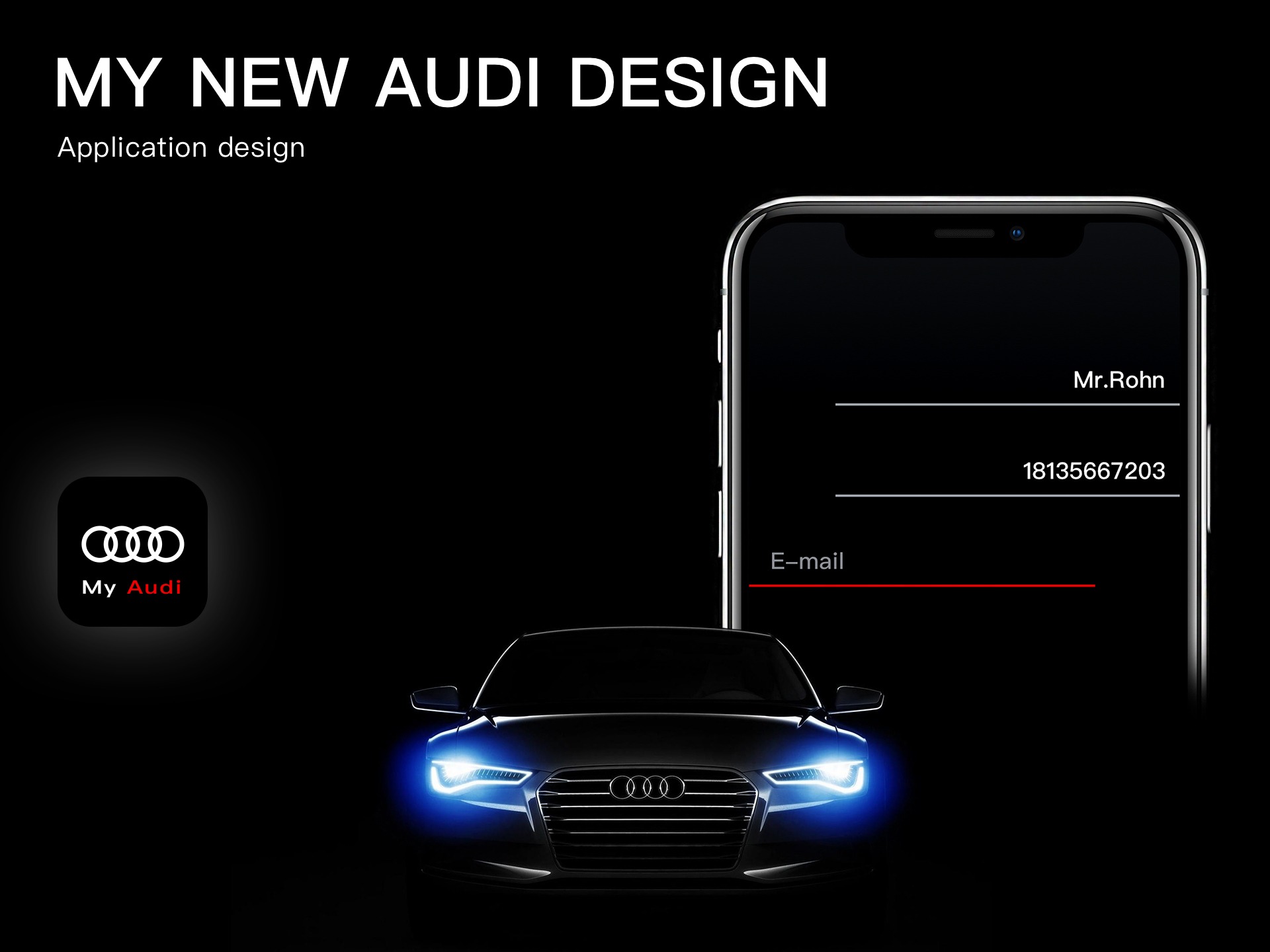 My Audi APP_笑狸-站酷ZCOOL