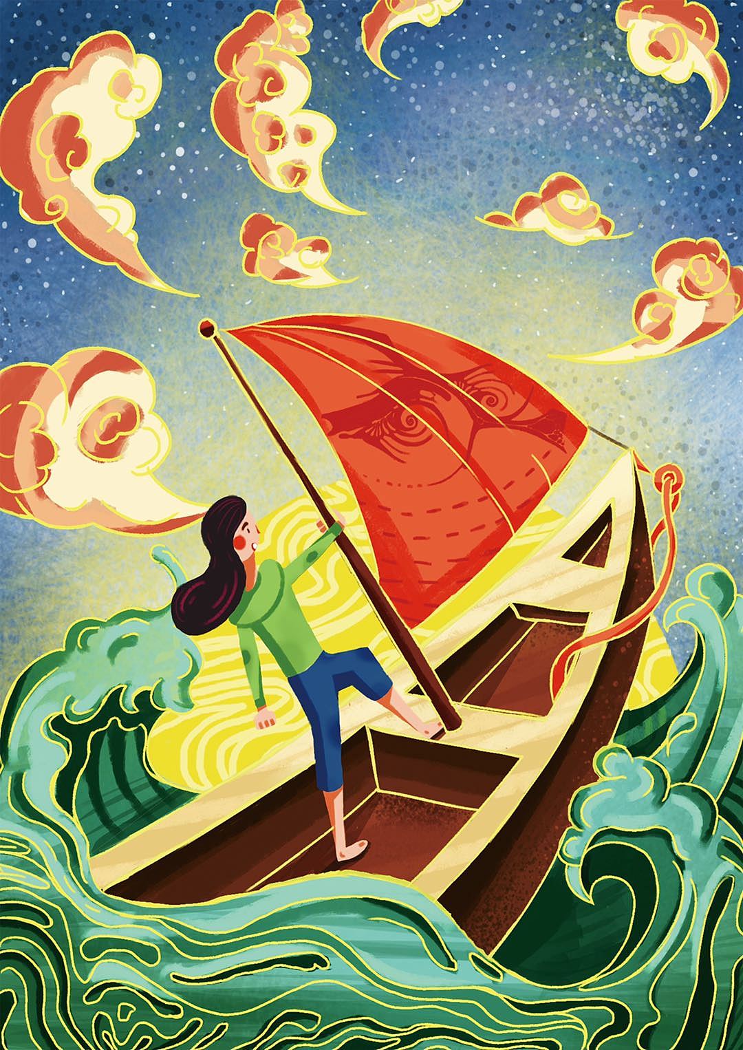 山与海之间_飛鸟投林-站酷ZCOOL