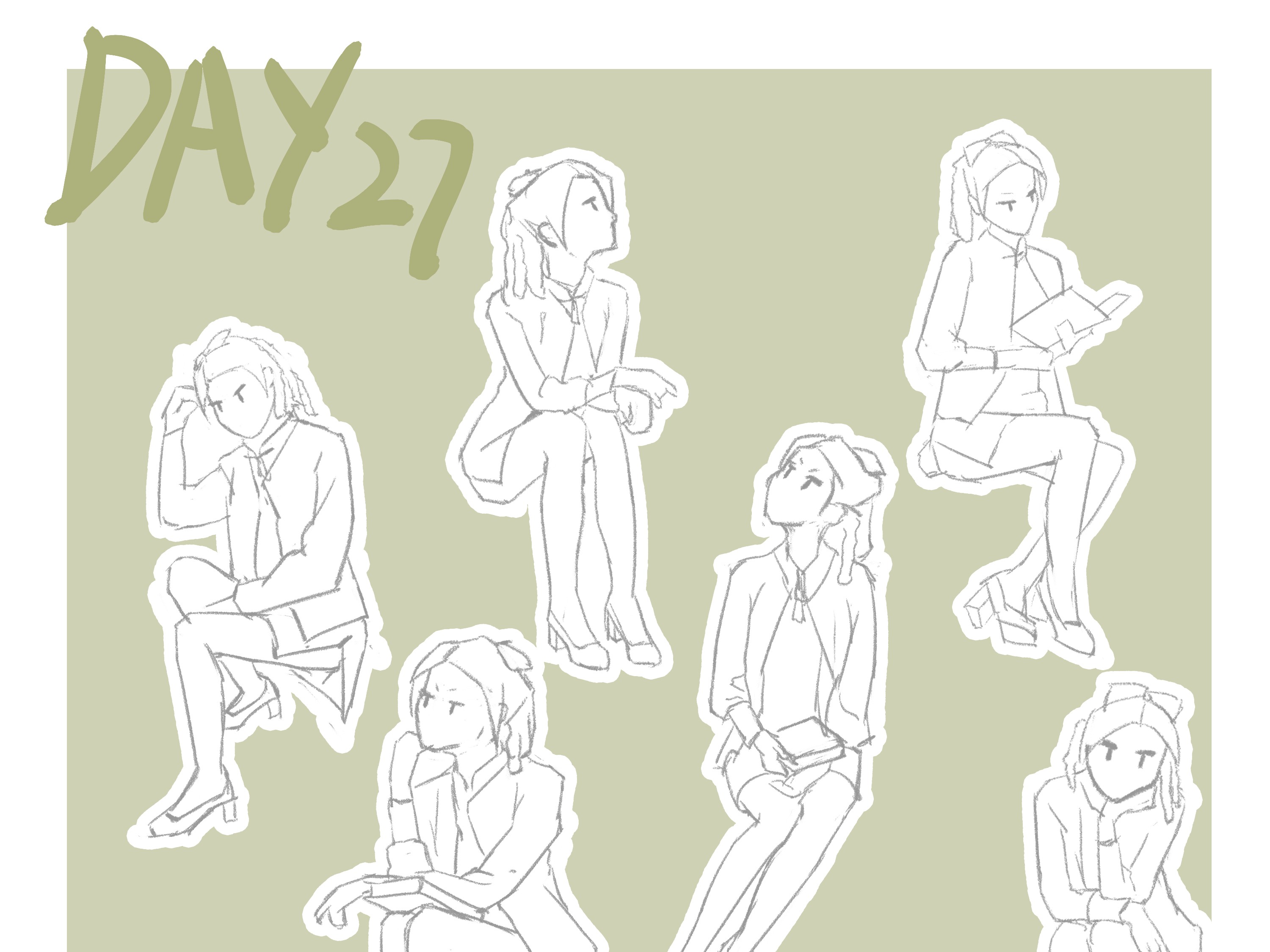 #速写60天挑战赛# day27 @速写班长 _秃秃腾-站酷ZCOOL