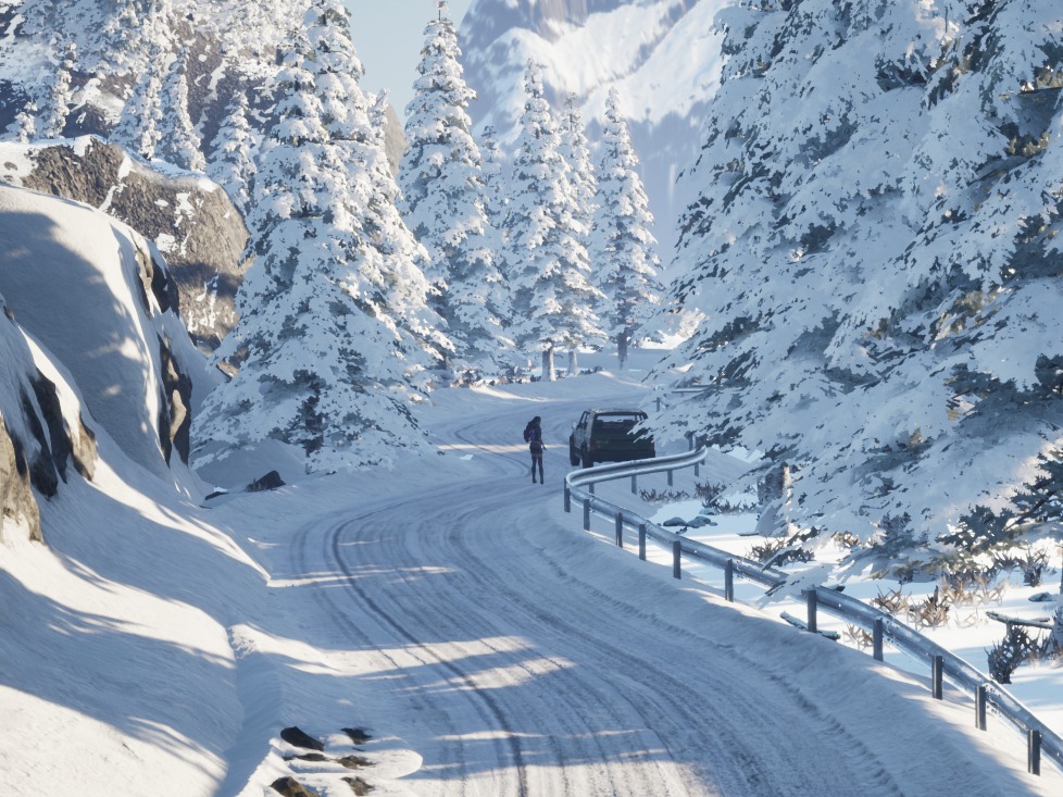 UE4 场景练习 - 雪景_Sofia_小麦-站酷ZCOOL