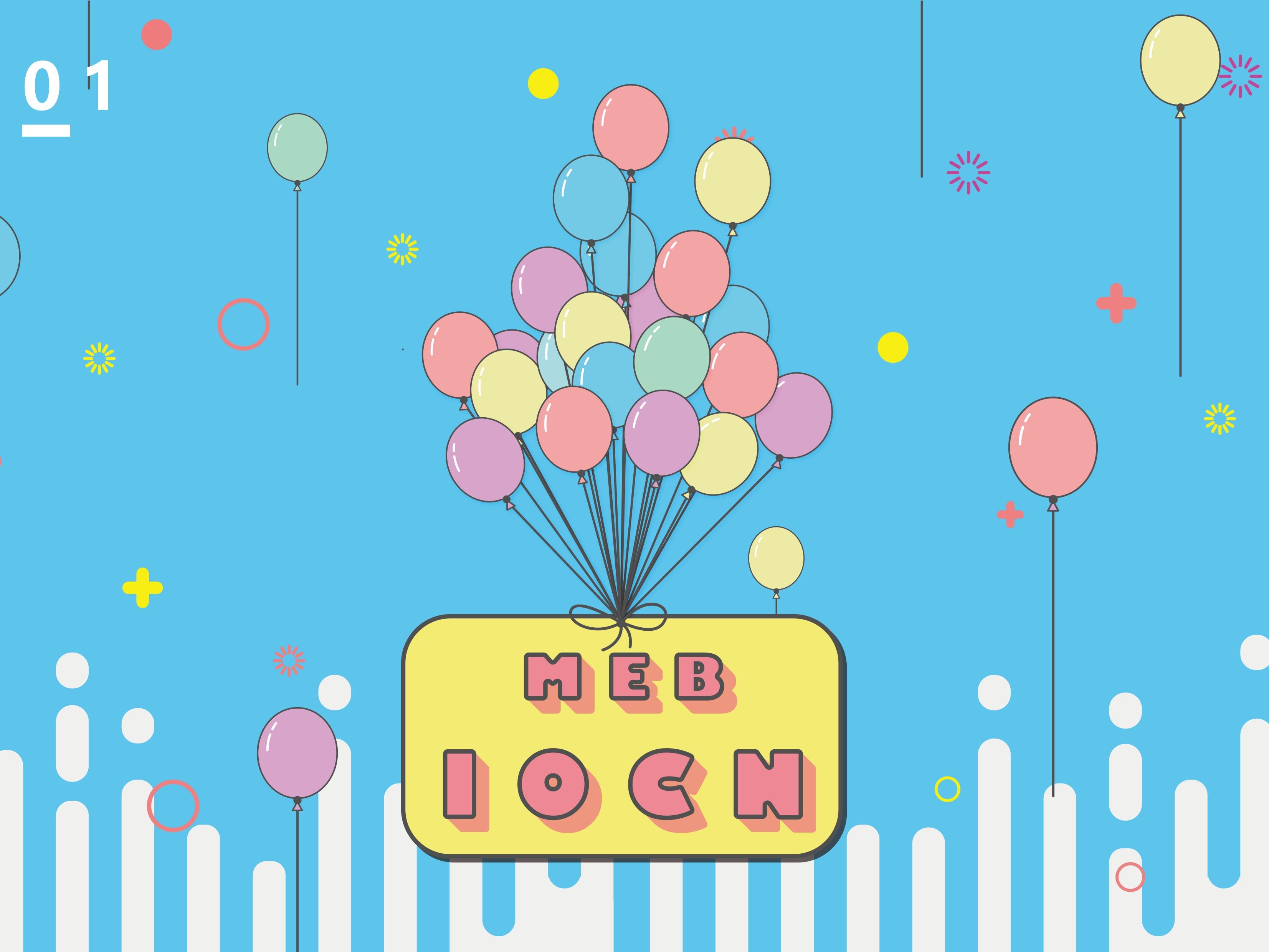 临摹一组可爱风MEB ICON_GOUJIN-站酷ZCOOL