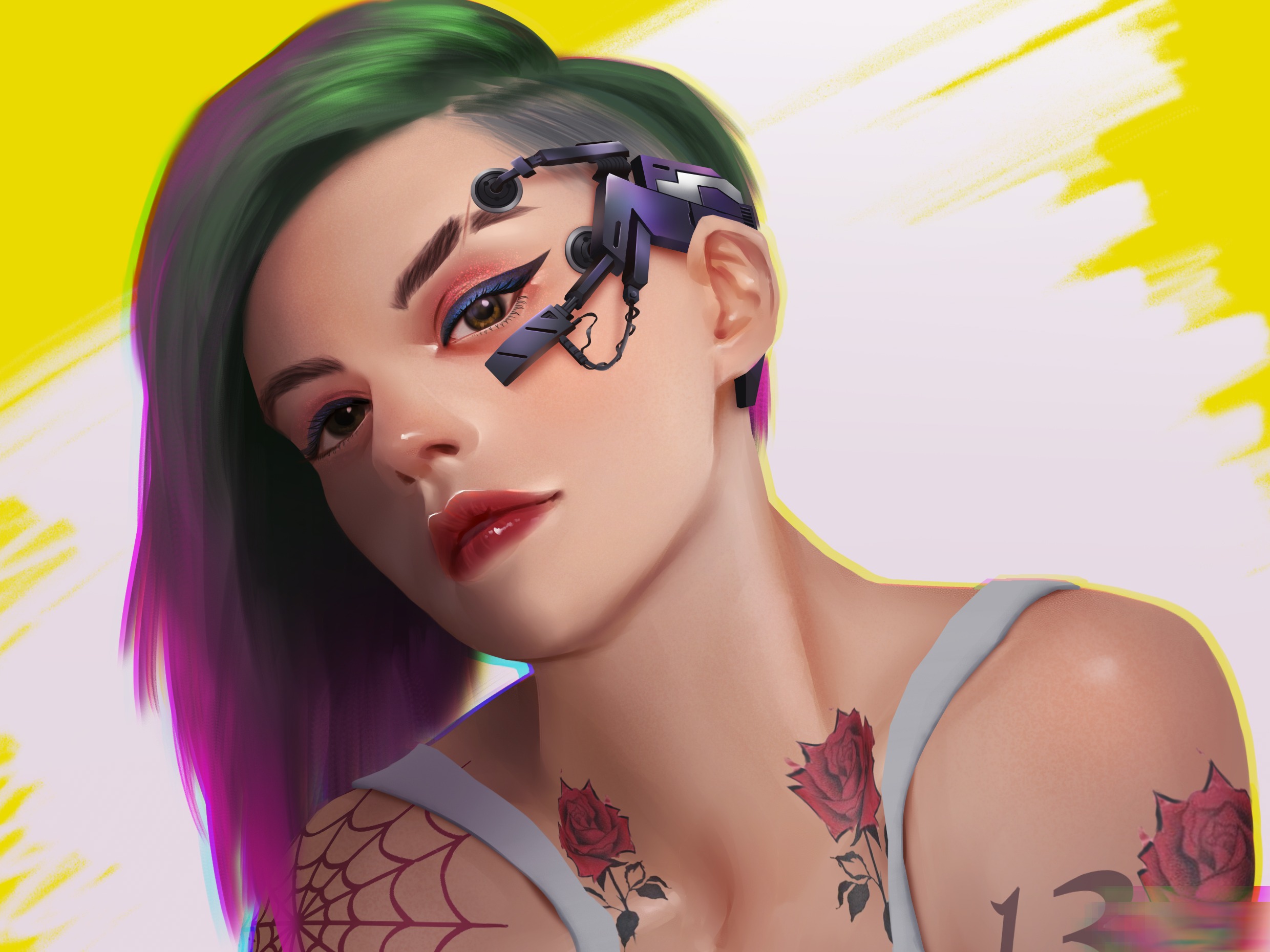 Cyberpunk2077 Judy Alvarez__Qihang-站酷ZCOOL