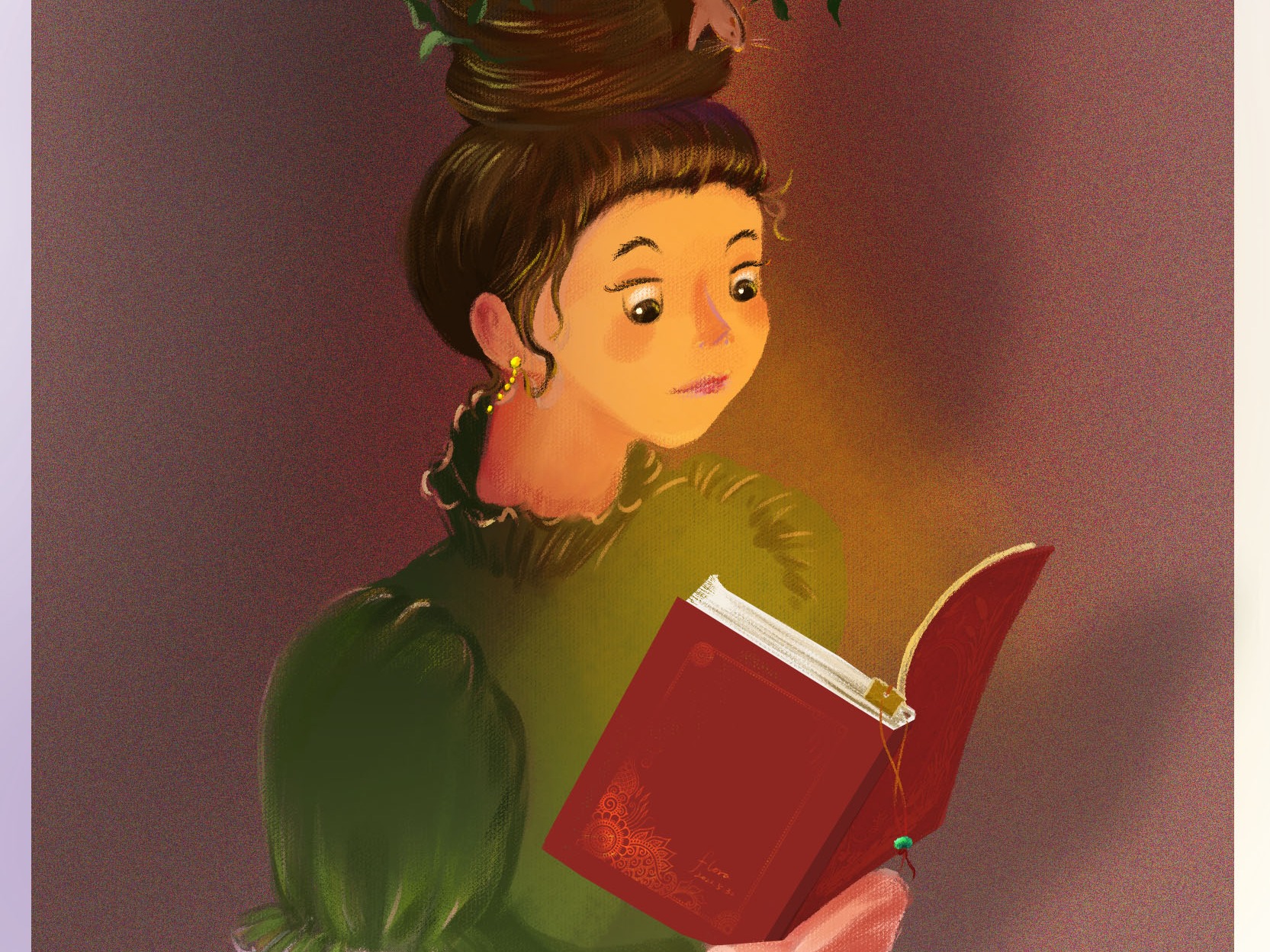 一本好書_Flora百分百-站酷ZCOOL