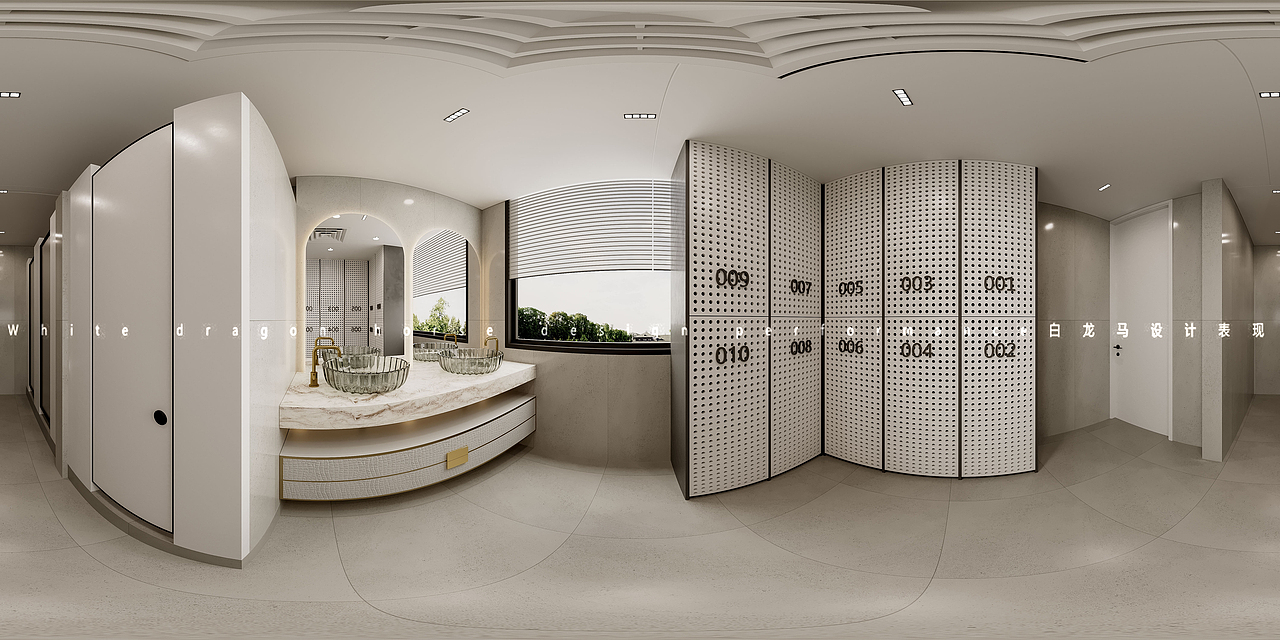 健身房—白龙马效果图_白龙马效果图小雪-站酷ZCOOL