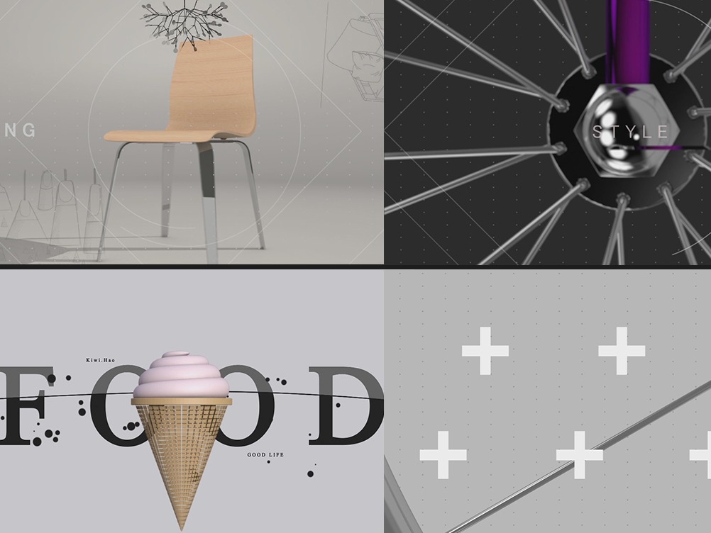 C4D个人练习_KiwiHao-站酷ZCOOL